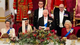 Qatar state visit: What's on the menu for banquet at the Palace? - BBC News