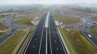 A30 dual carriageway in Cornwall opens after four-year upgrade - BBC News