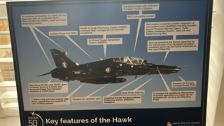 Exhibition marks 50 years of the Hawk aircraft in Brough - BBC News