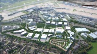 £600m Airport City plan set for take off in Manchester - BBC News