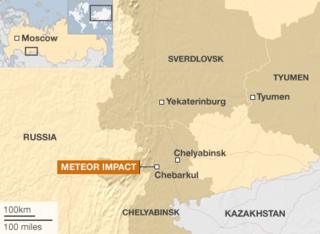 Meteorites injure hundreds in central Russia - BBC News