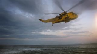 In pictures: Prince William in BBC's Helicopter Rescue - BBC News