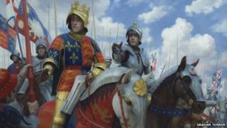New Richard III painting revealed at Bosworth - BBC News