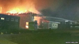 Gutted Downham Market fire station had no sprinklers - BBC News