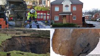 How do you fill in a sinkhole and can they be prevented? - BBC News