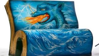 Classic books become London benches - BBC News