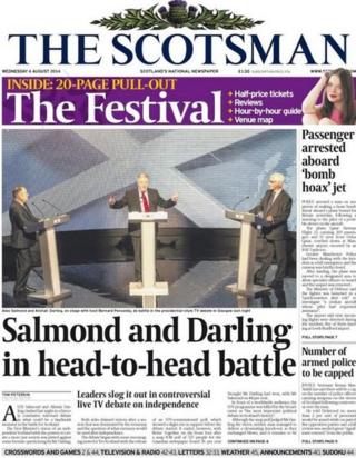 The front pages of Scotland's newspapers - BBC News