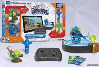 Skylanders Trap Team takes toy-enhanced game to tablets - BBC News
