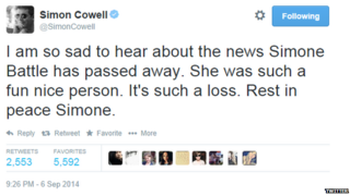 GRL singer Simone Battle's death was 'suicide by hanging' - BBC News
