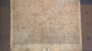 Hand-sewn Wikipedia page marks Magna Carta anniversary - BBC News