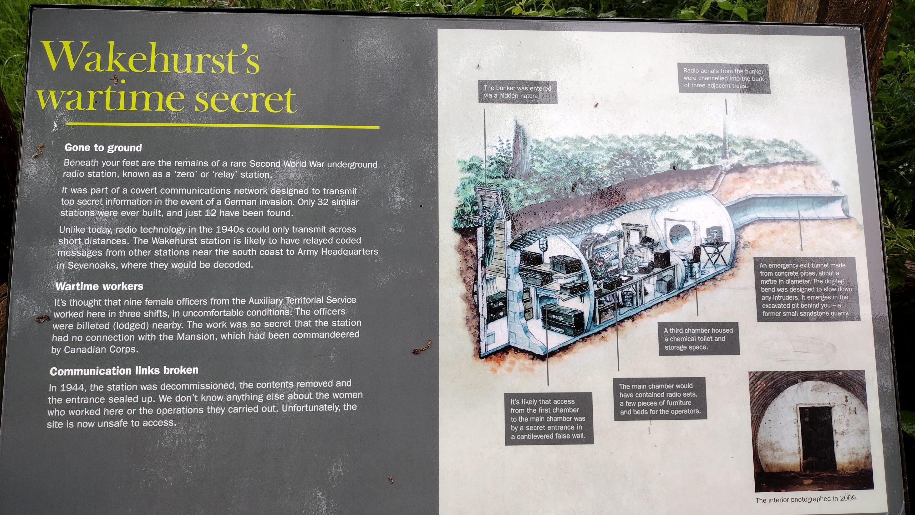 The underground radio in Wakehurst Mansion's backyard - BBC News