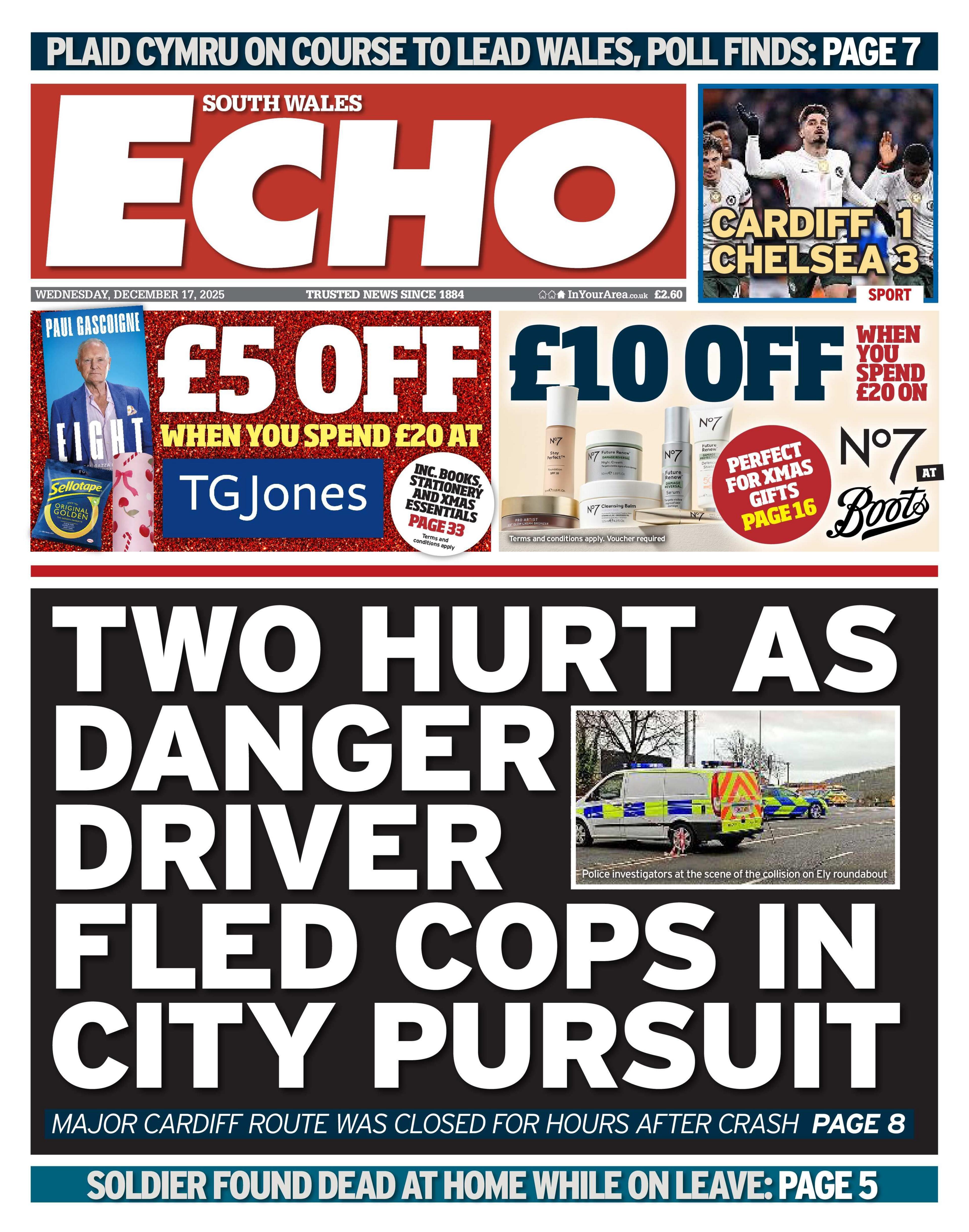 Wales' papers: Plaid on course to lead Wales and two hurt as danger ...