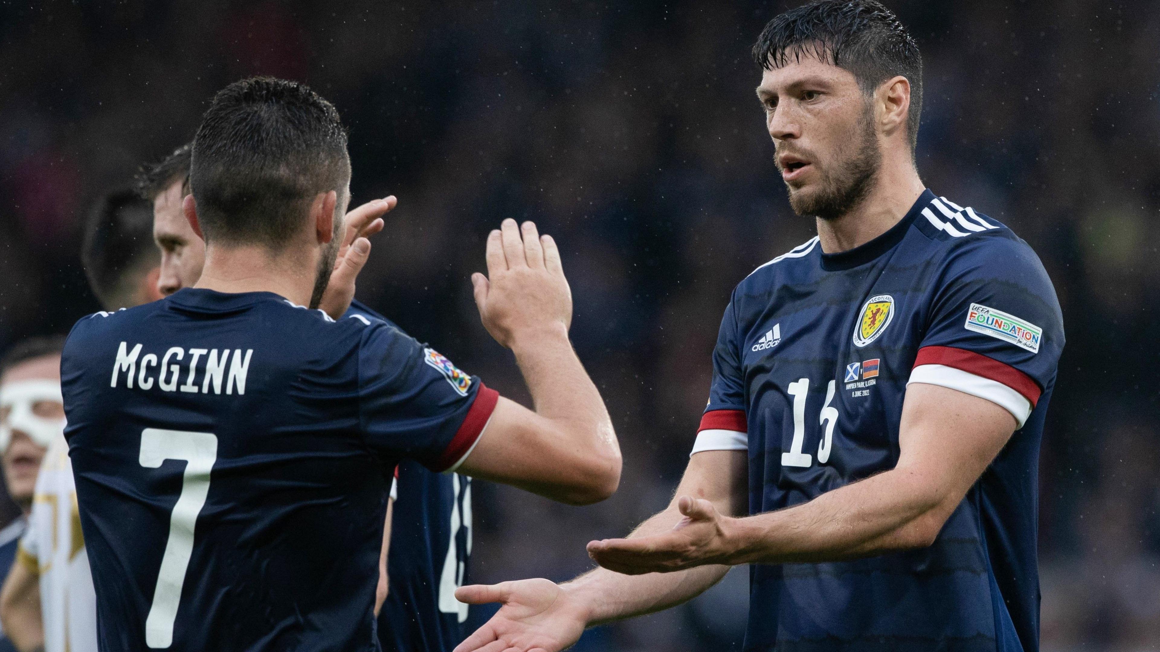 Scotland's McGinn & McKenna doubtful for Nations League double - BBC Sport