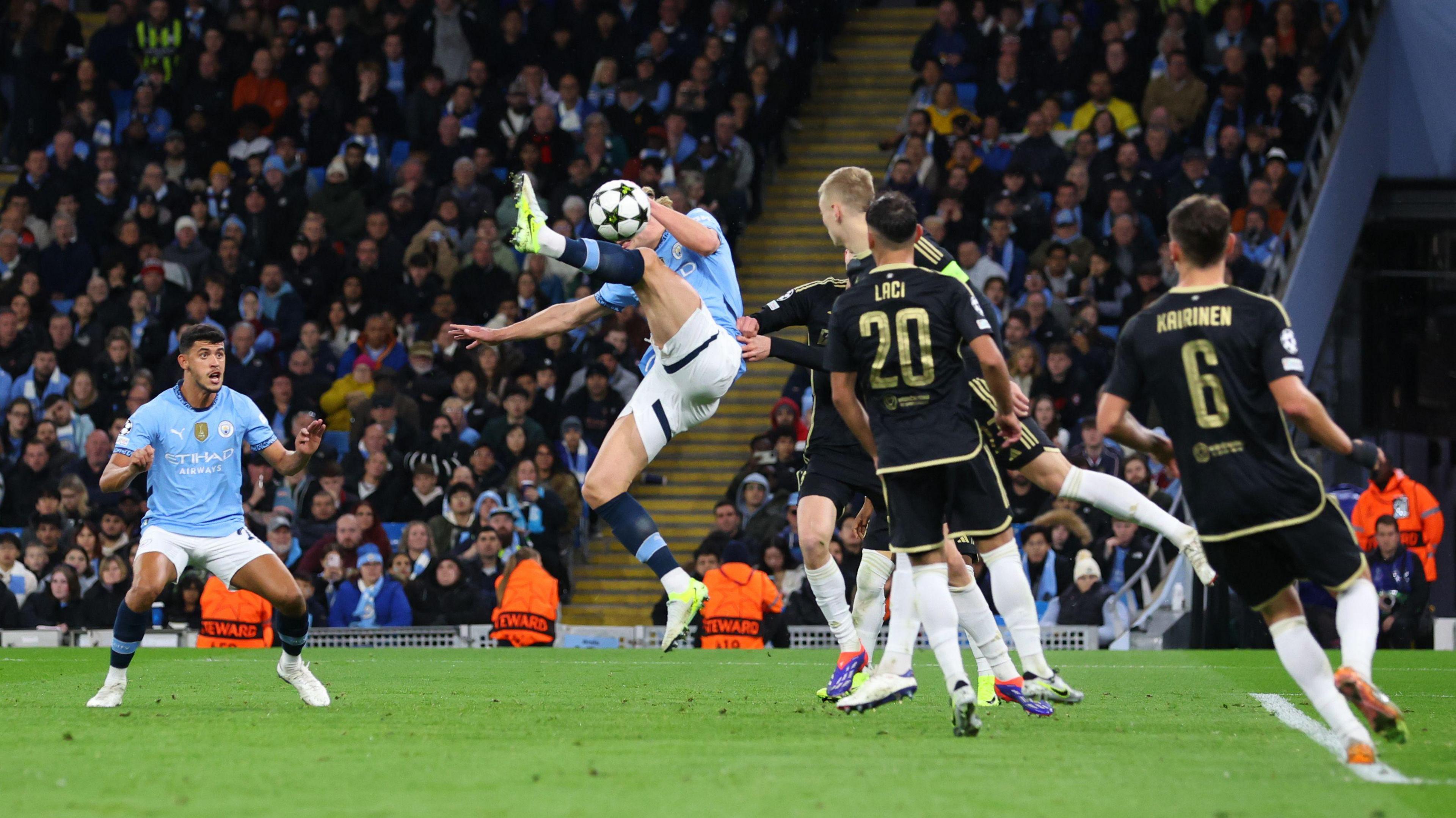 Man City's Champions League group stage in pictures - BBC Sport