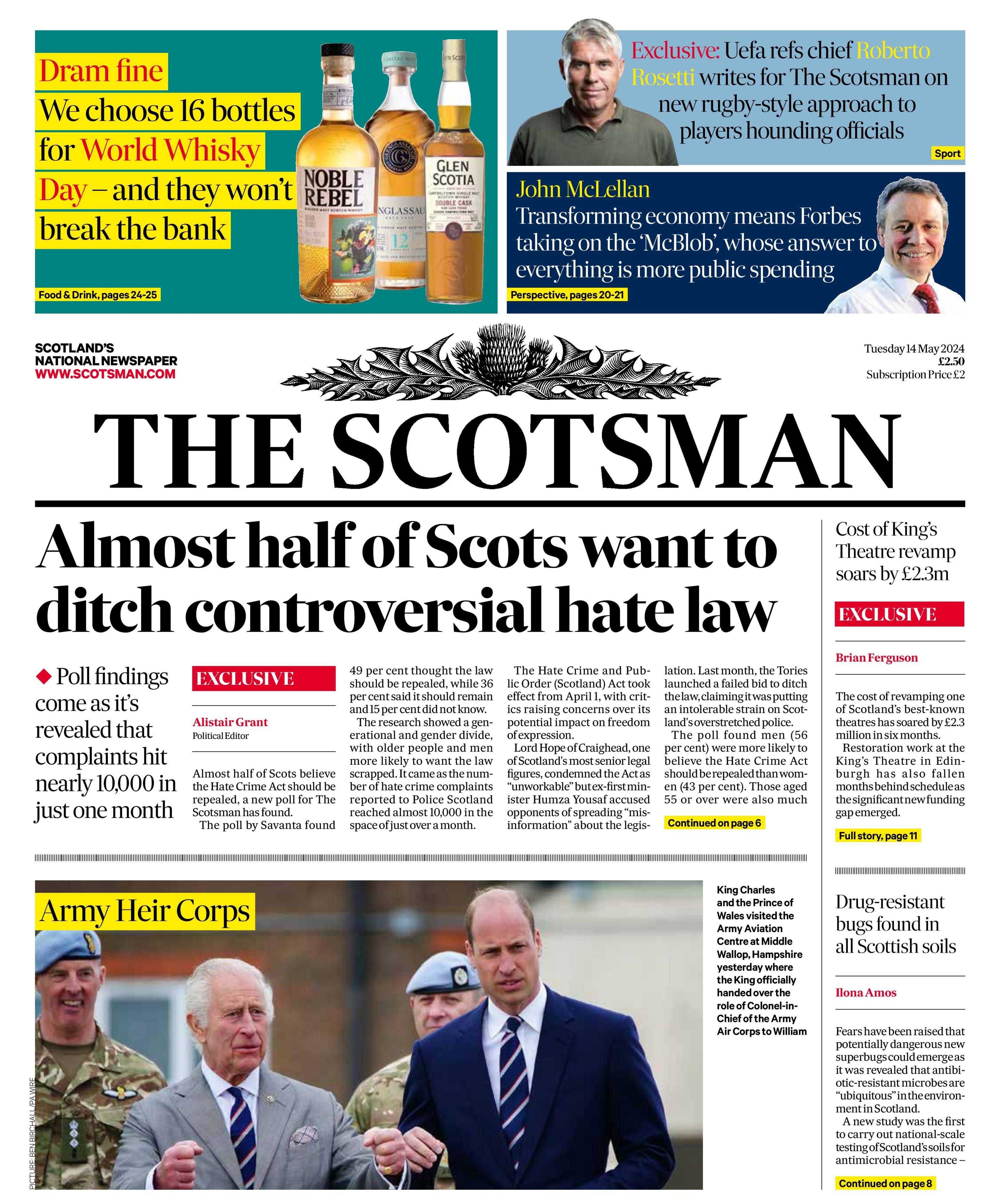 Scotland's papers: Middle age health timebomb and tourism crisis - BBC News