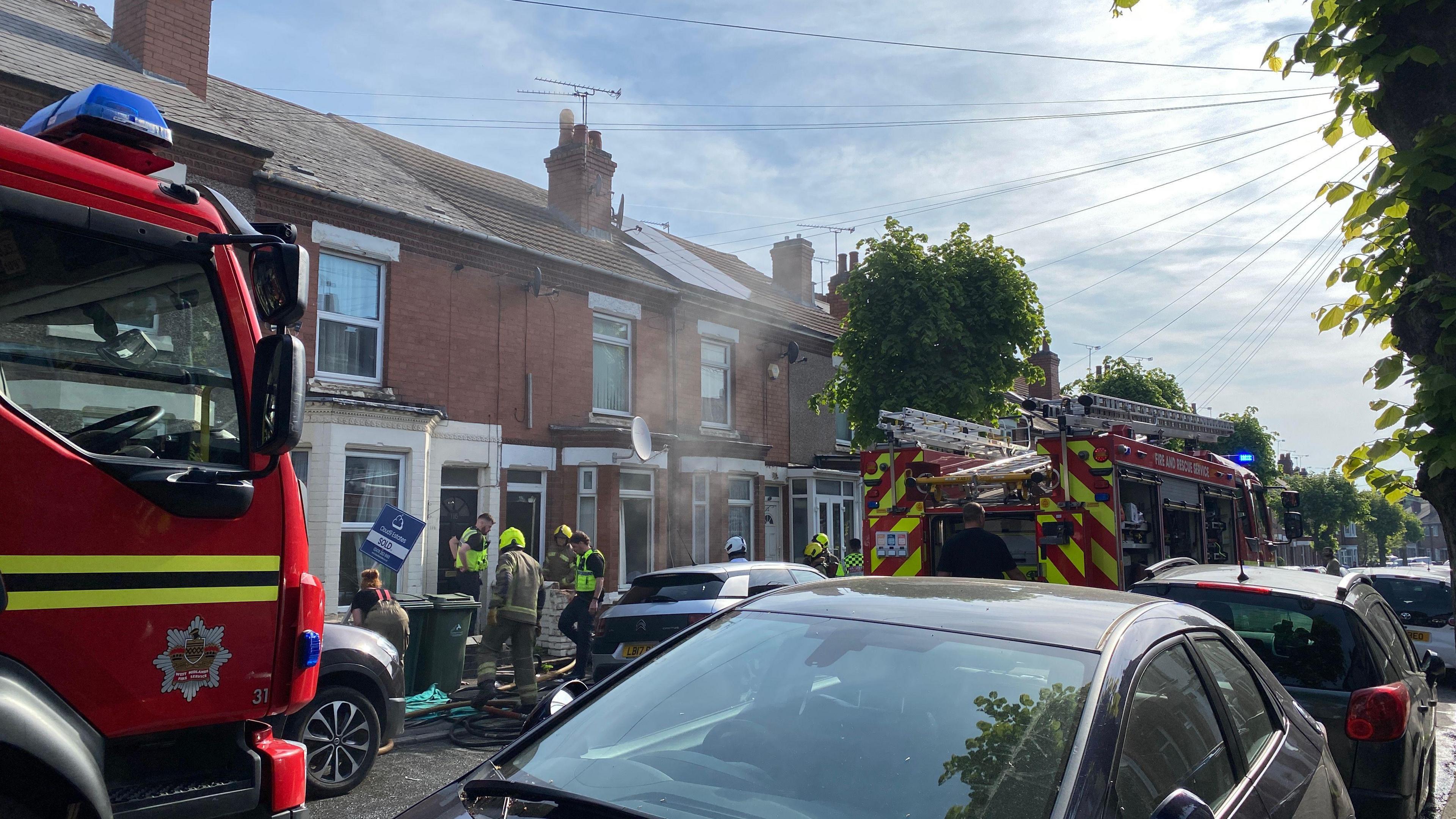 Coventry house fire was suspected cannabis grow, police say - BBC News