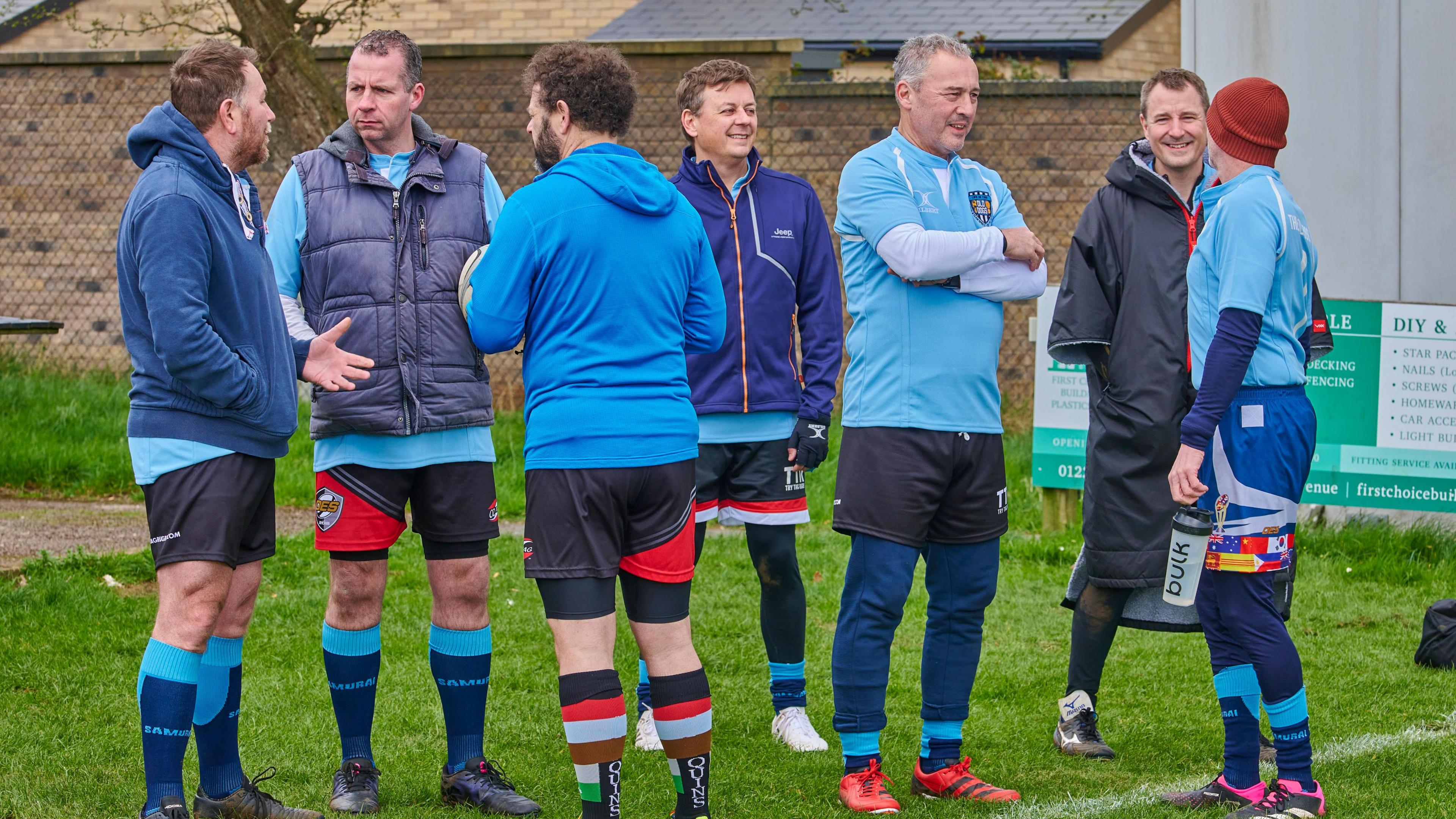 Over 50s rugby tournament takes place in Bath - BBC News