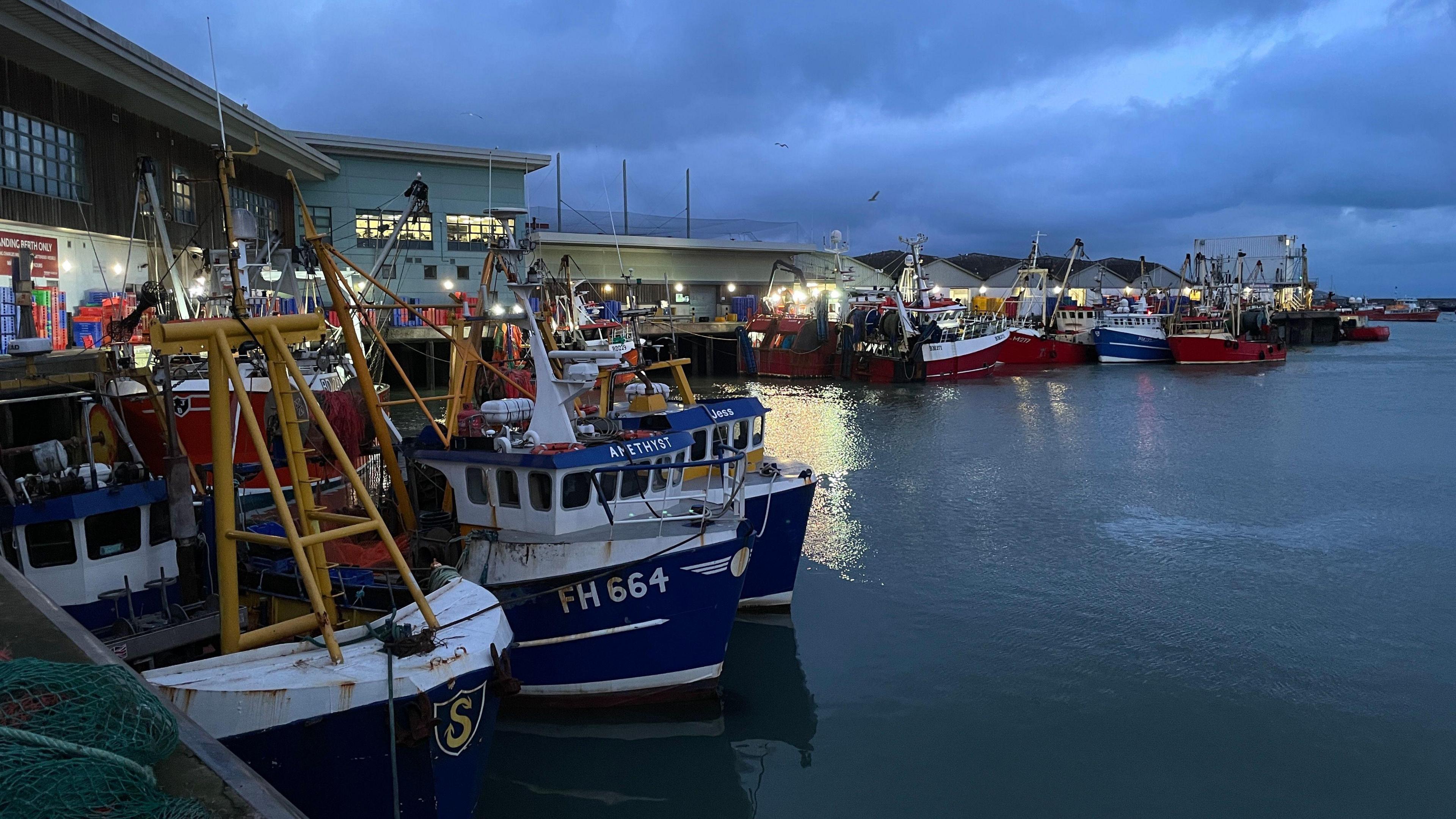 Brixham fish markets sells record £77m worth of fish in 2025 - BBC News