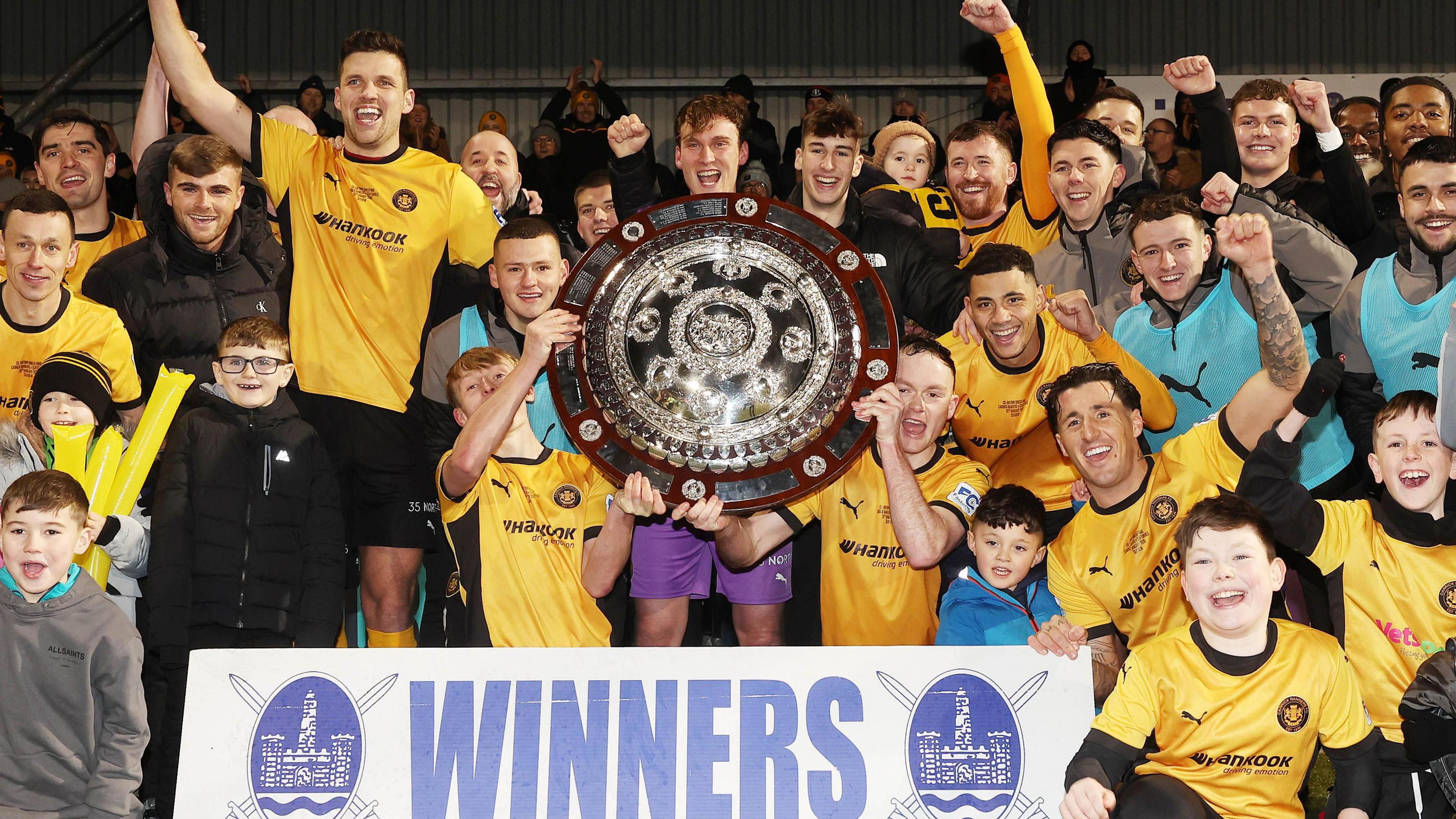 Carrick Rangers: Will County Antrim Shield win 'kickstart' season ...