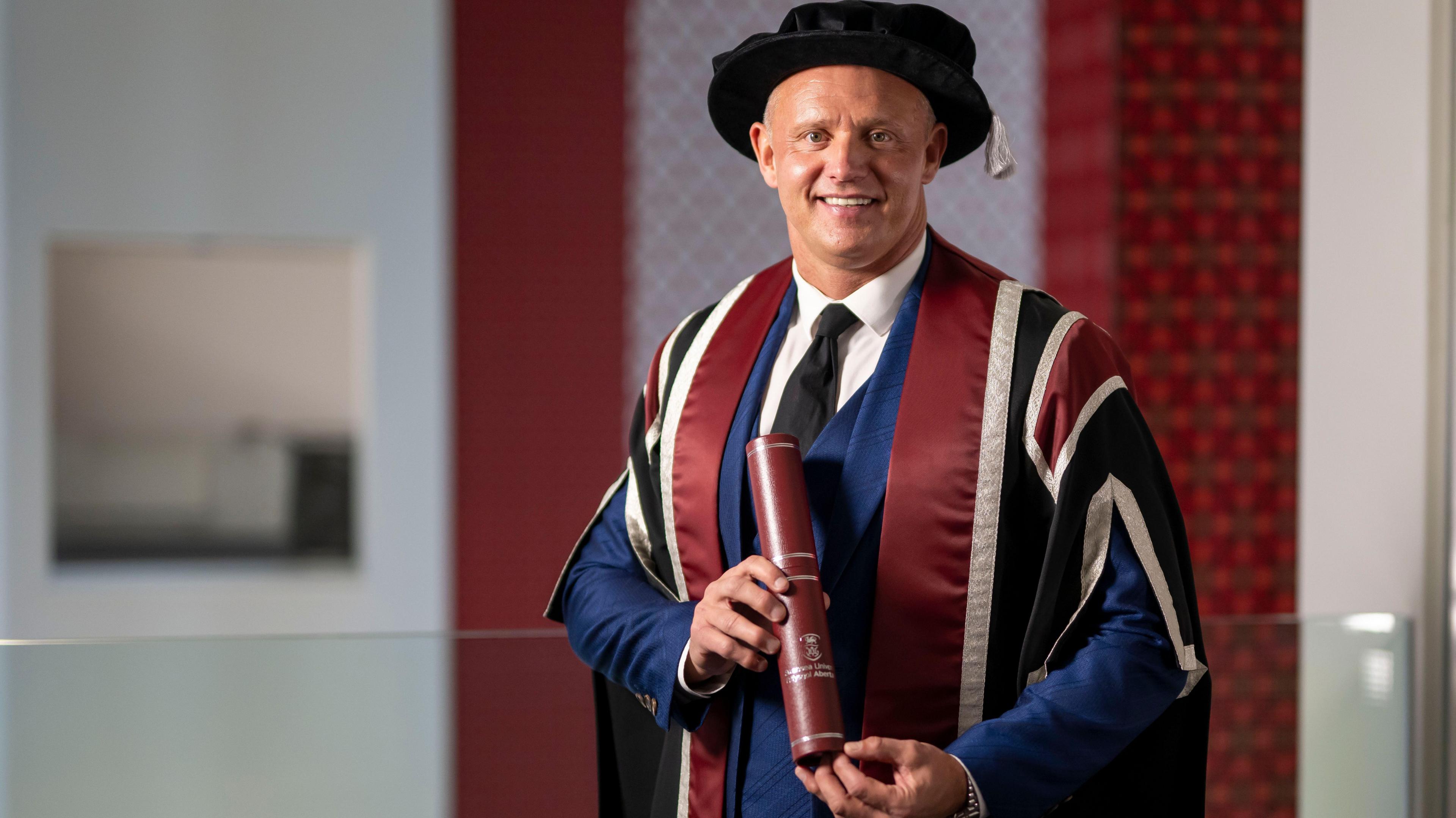Swansea City: Lee Trundle given honorary master's degree by Swansea ...