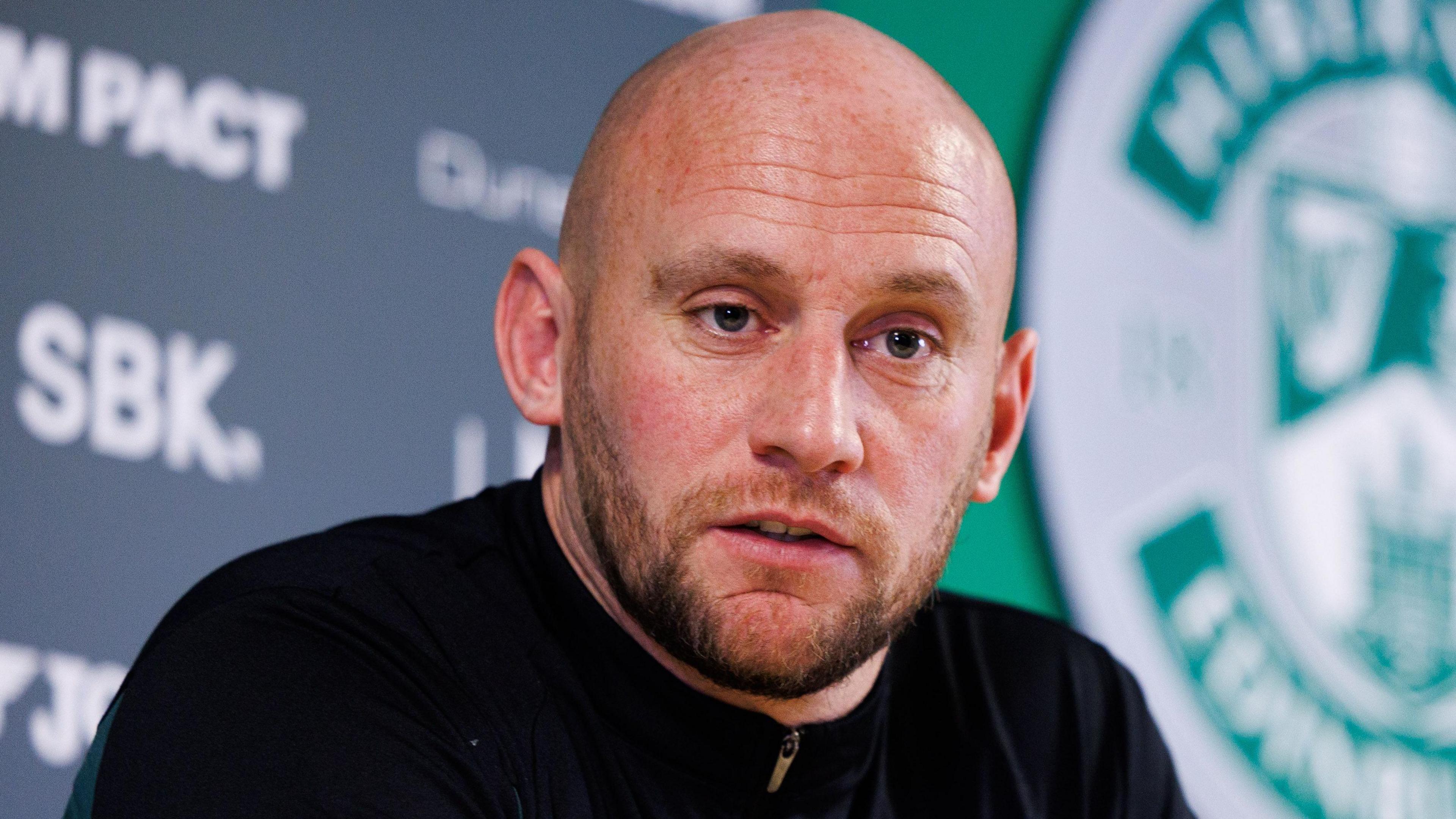 Hibs boss David Gray on Newell return, Bowie & St Mirren - BBC Sport