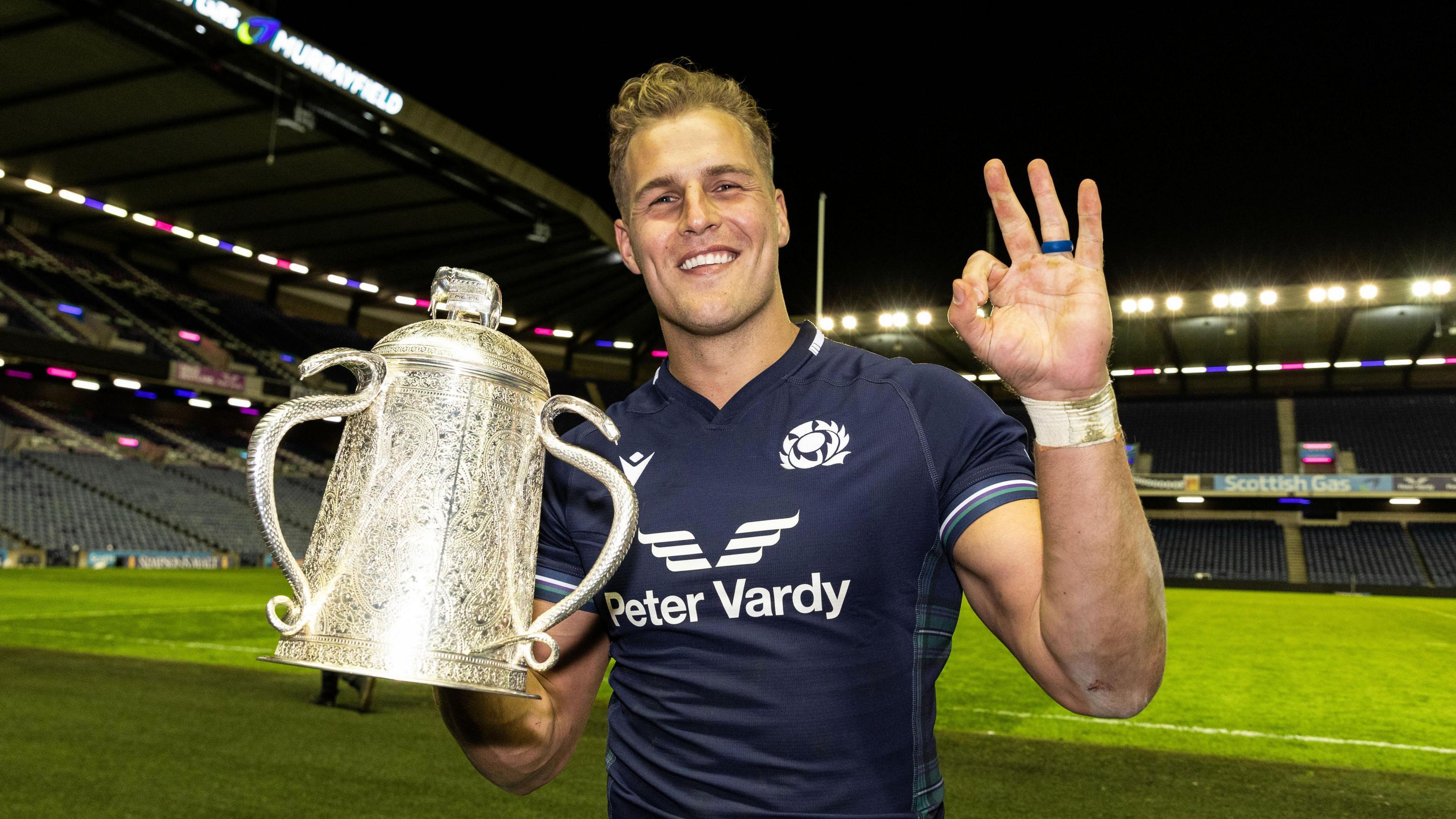 'I love scoring against England' - Scotland's Duhan van der Merwe - BBC ...
