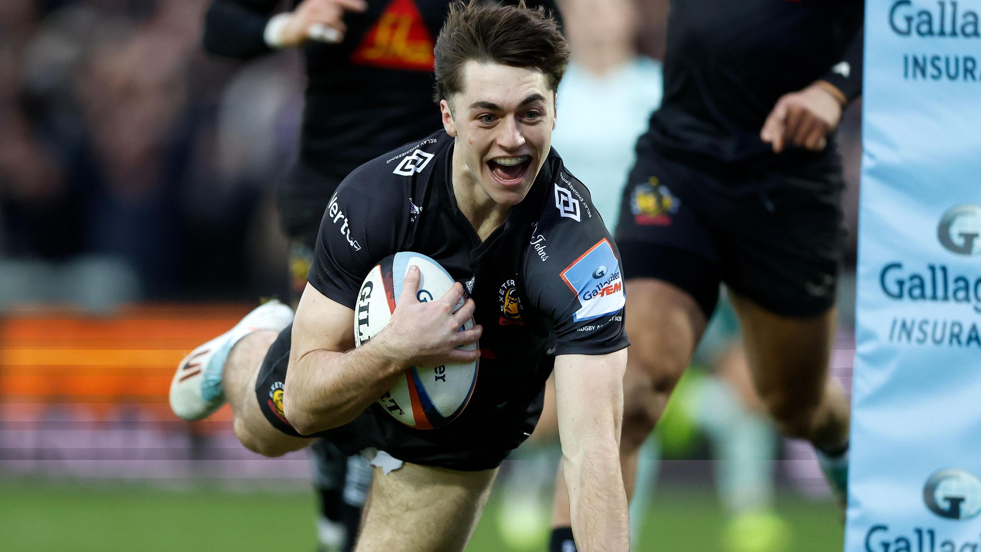 Campbell Ridl: Exeter winger labelled 'huge talent' after Bristol hat ...