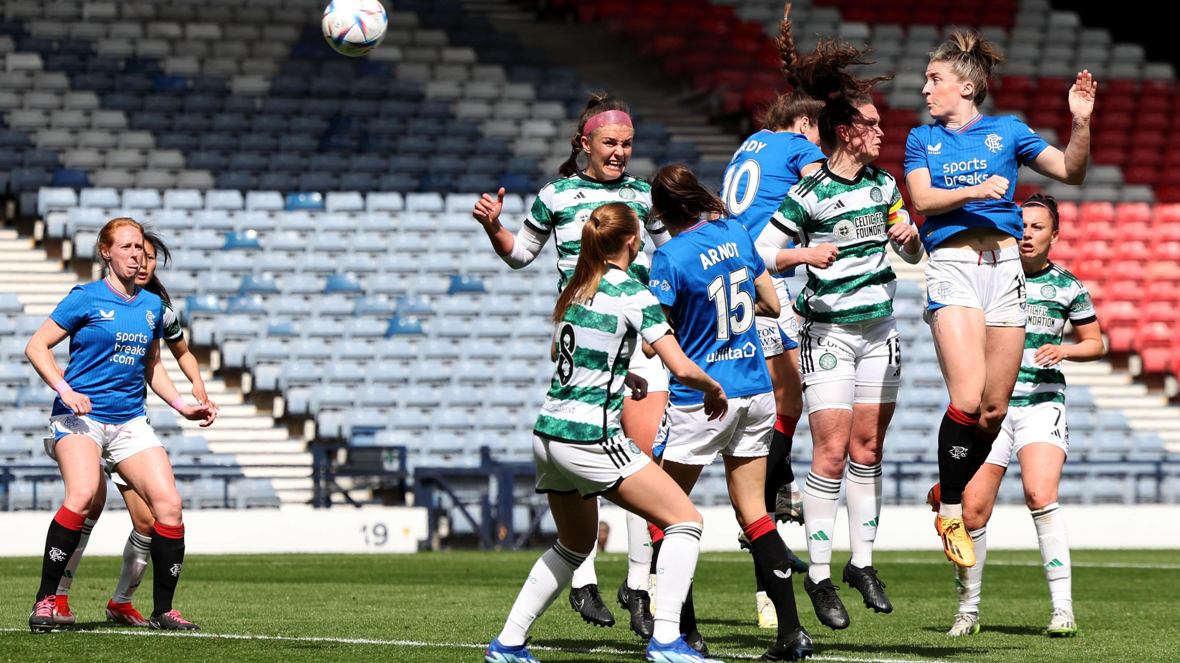 Chelsea Cornet praises cool-headed Rangers after beating Celtic - BBC Sport