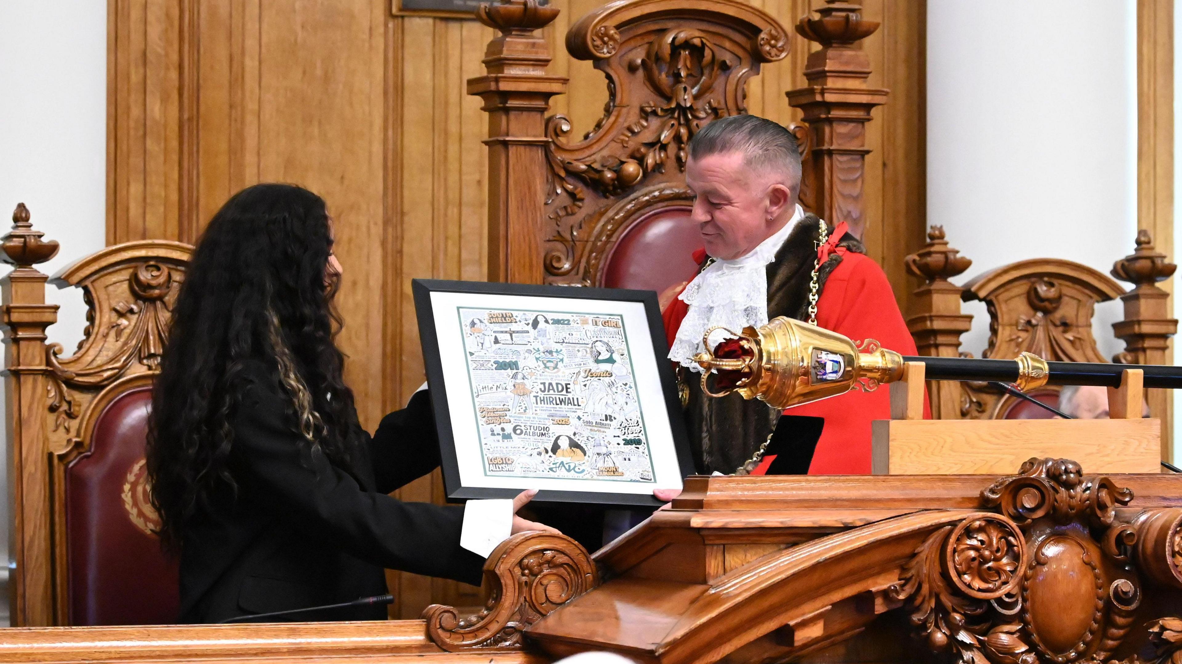 Jade Thirlwall picture gallery as South Shields singer honoured - BBC News