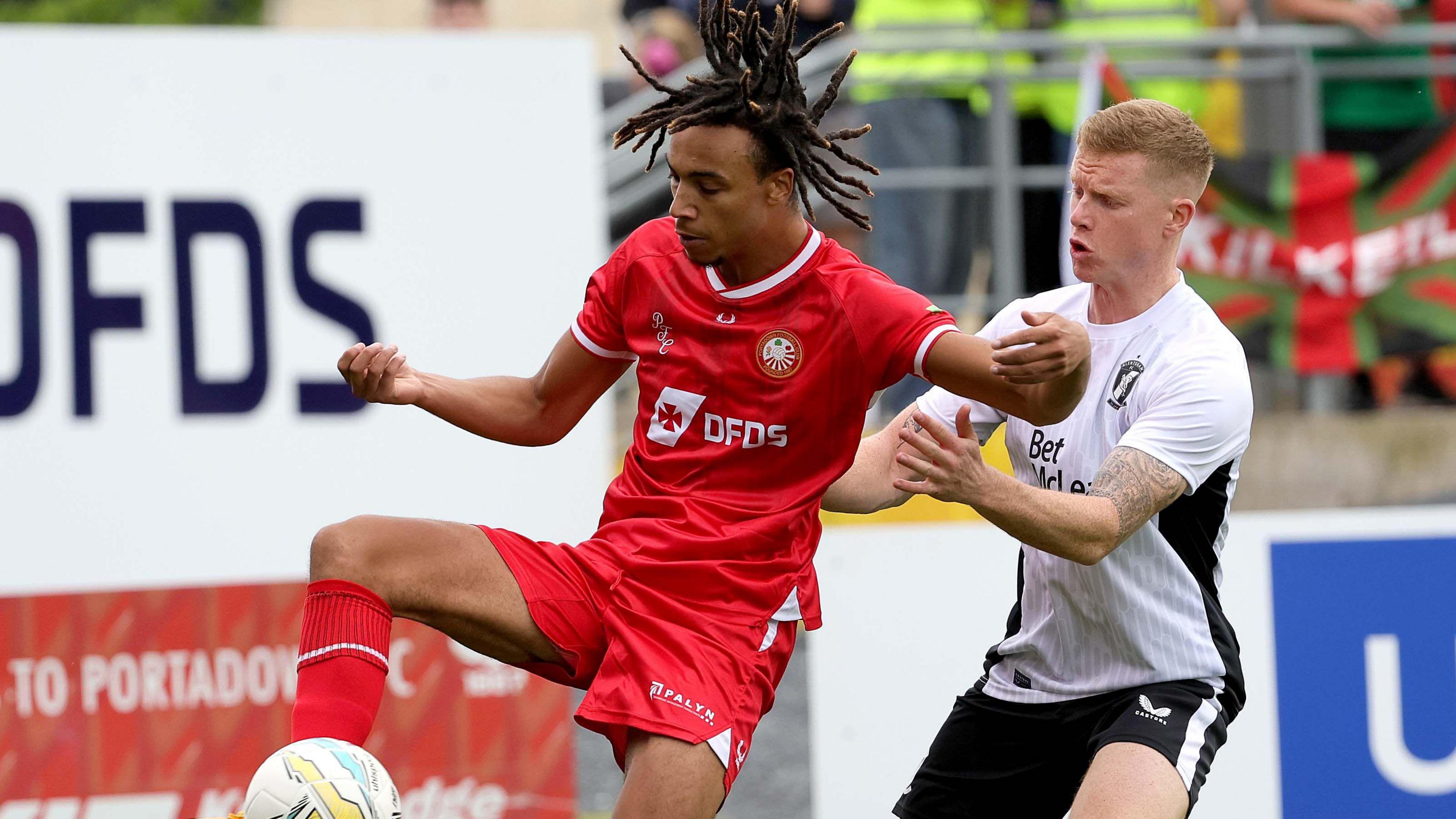 Portadown 'needed points on the board' - Ukek - BBC Sport