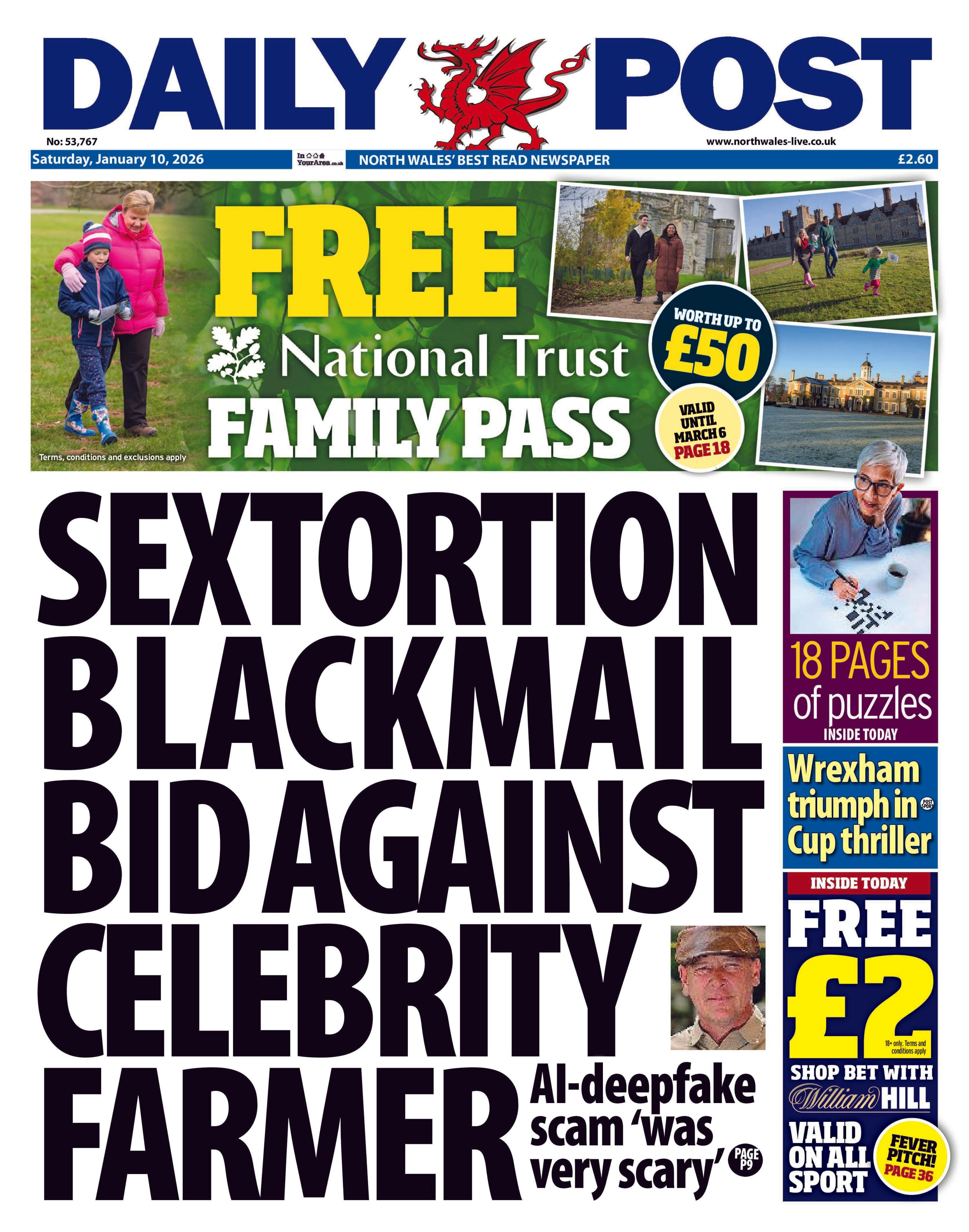 Wales' papers: Family home ruined in blaze and Wales' richest man quits ...