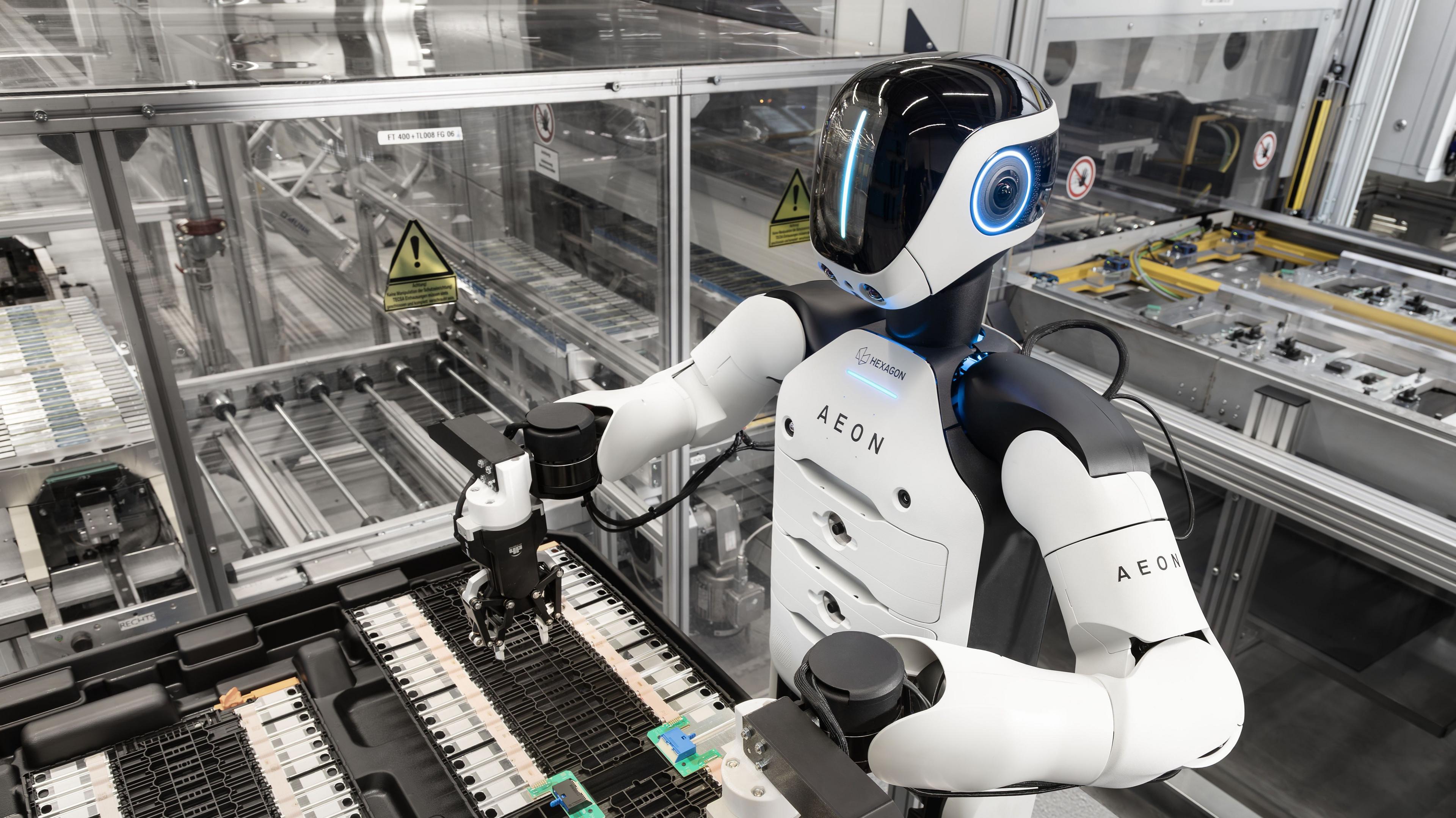 BMW says humanoid robots are the future of car production - BBC News
