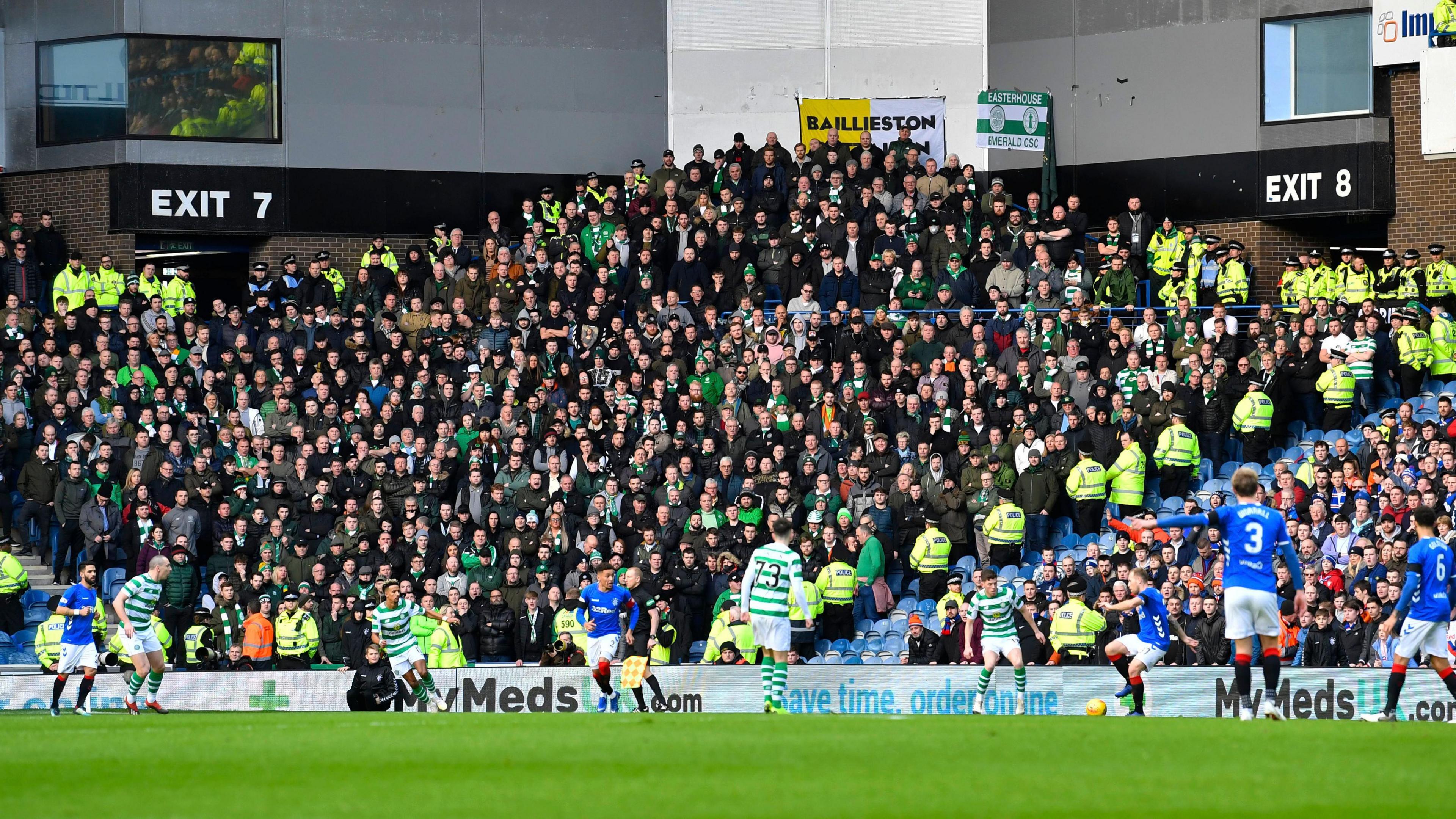 Celtic and Rangers agree away fans allocation from next season - BBC Sport