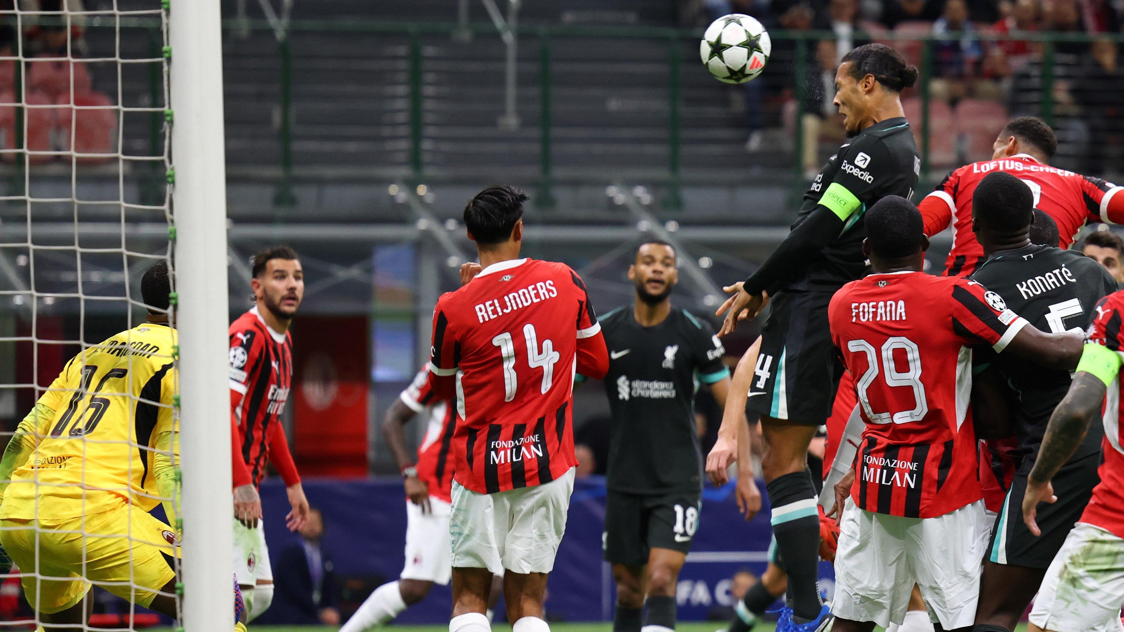 Liverpool news: Virgil van Dijk on set-piece importance after AC Milan ...