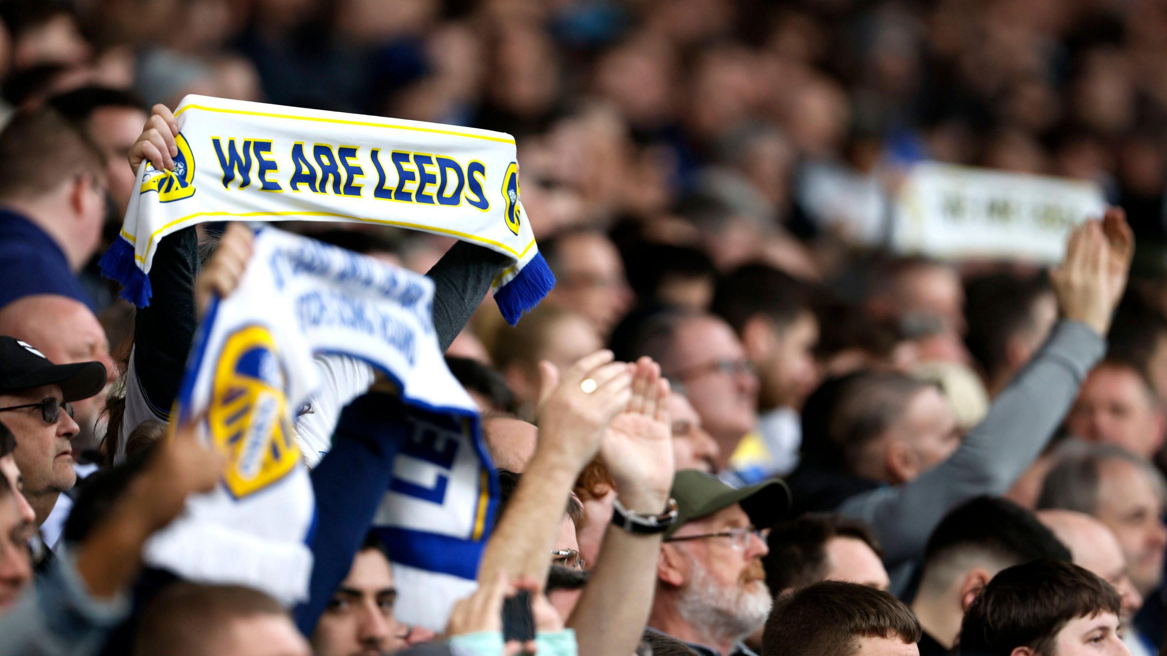 Leeds United fans 'enjoying ride' of Championship promotion race - BBC ...