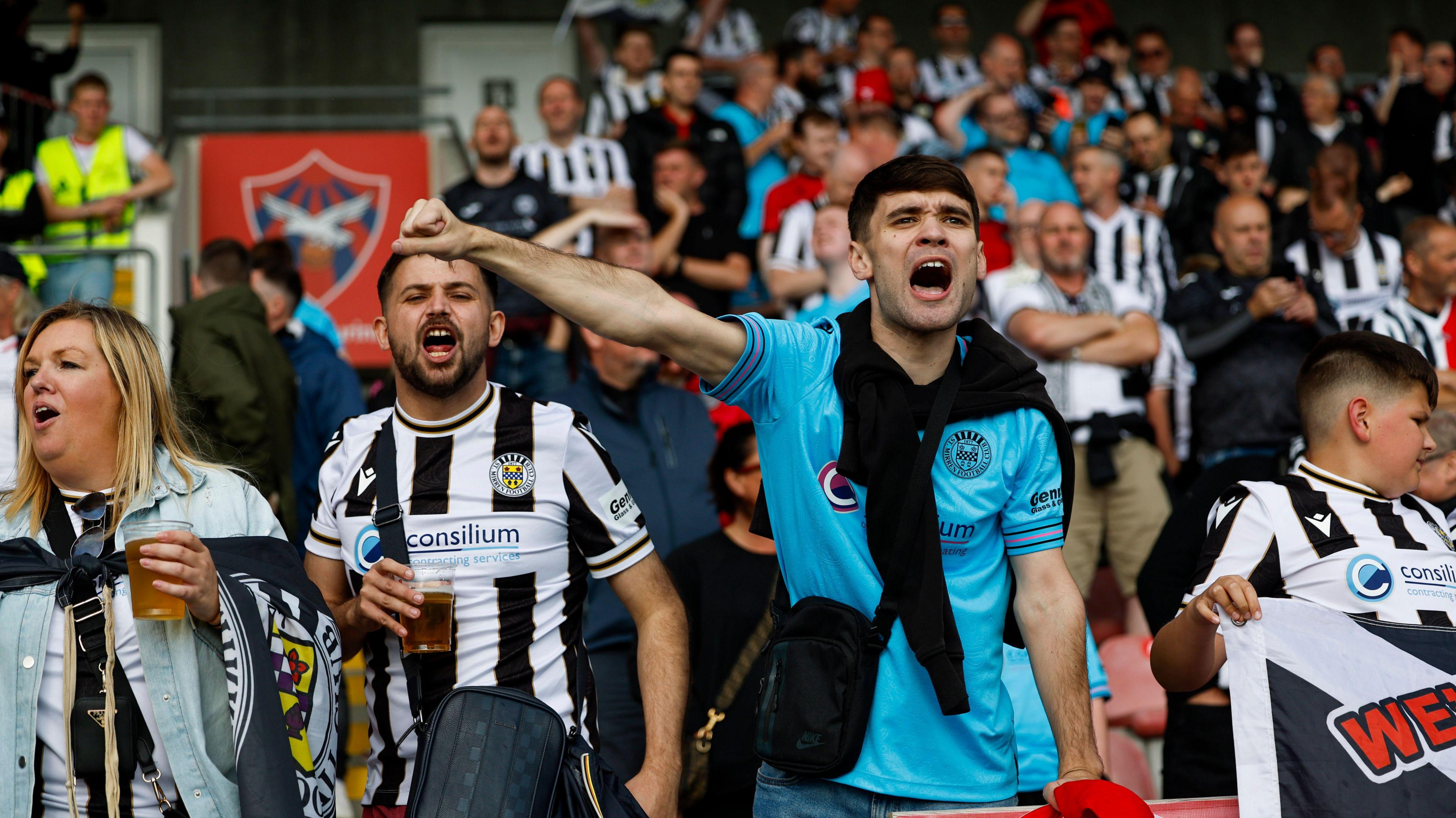 St Mirren fans in 'uncharted territory' - BBC Sport