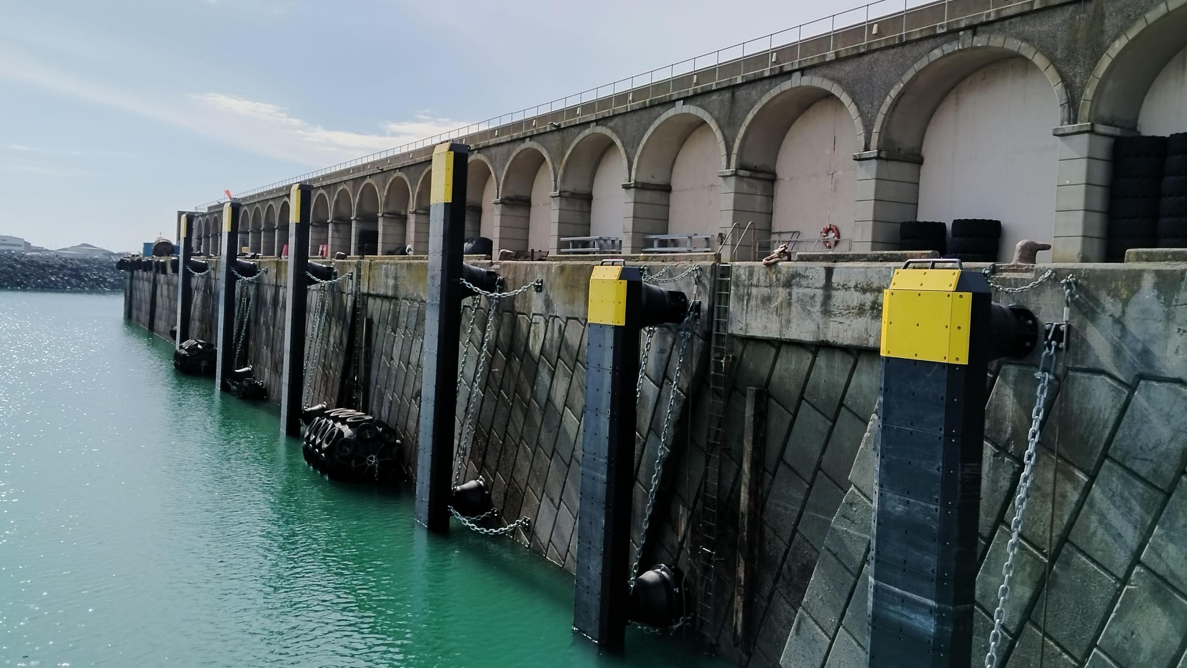 Jersey's Elizabeth Harbour’s west berth reopens after fender work - BBC ...