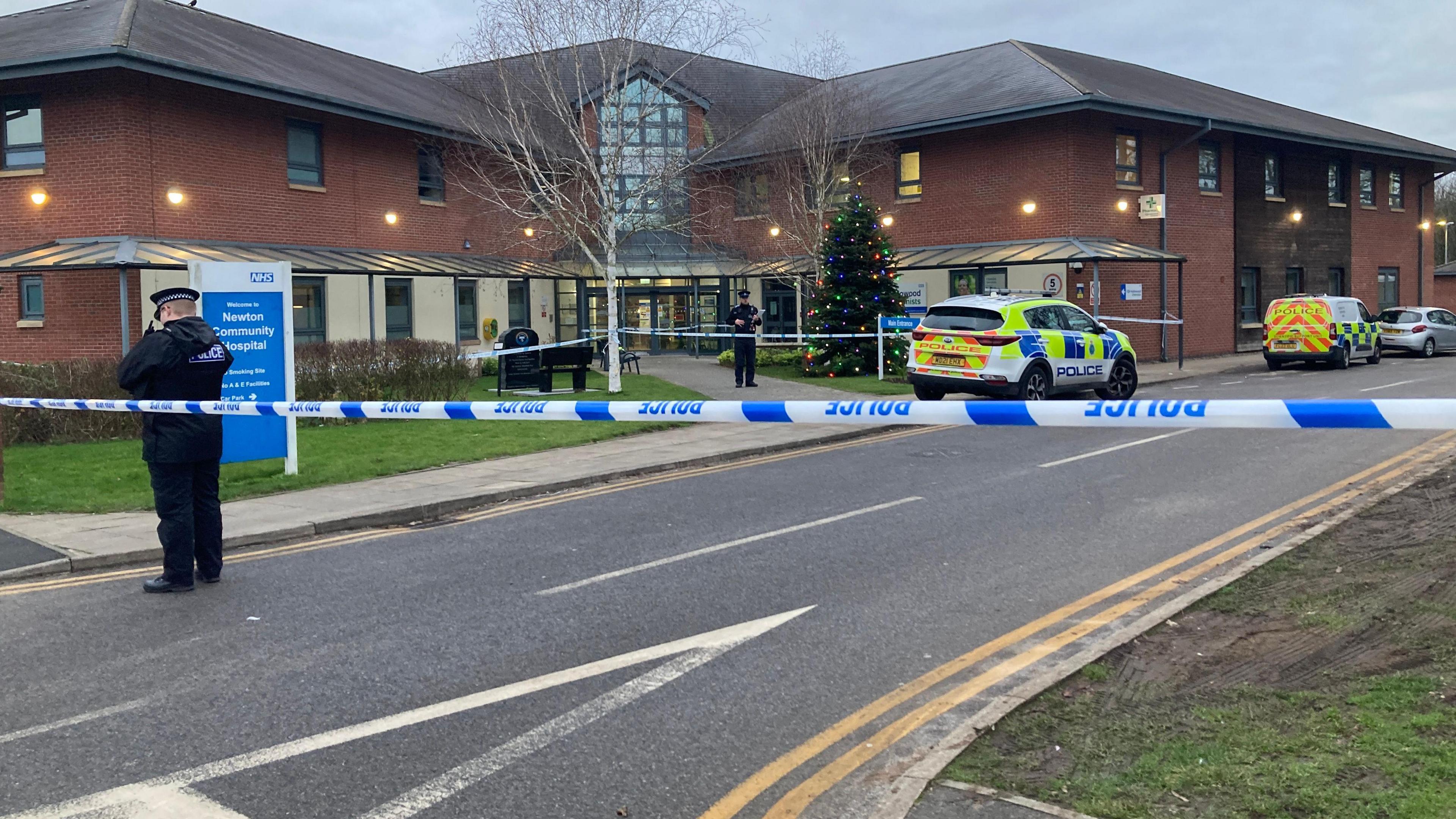 Man held after five people attacked in Newton-Le-Willows hospital - BBC ...