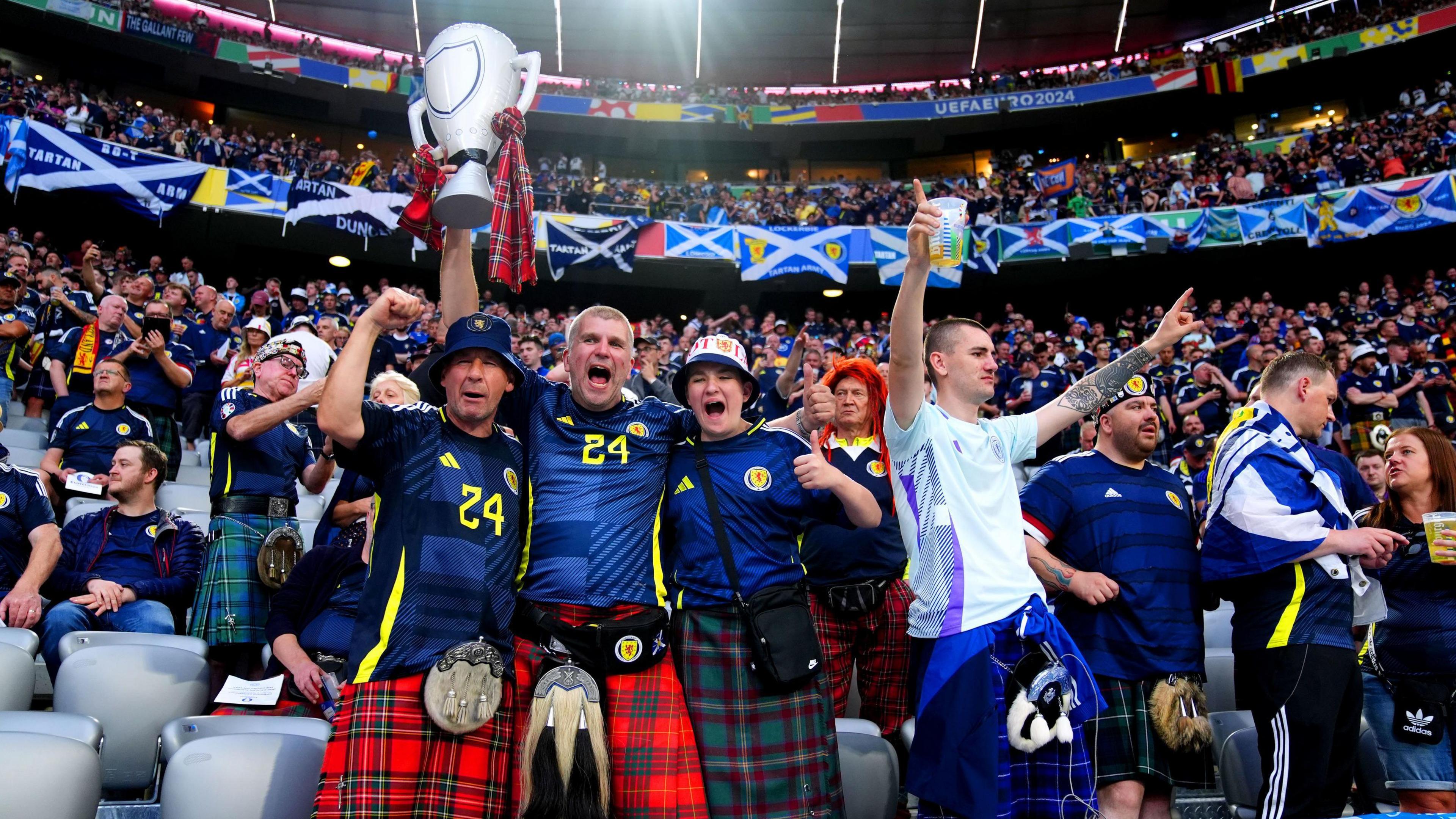 Scotland fans secure Fifa approval to wear sporrans at World Cup - BBC News