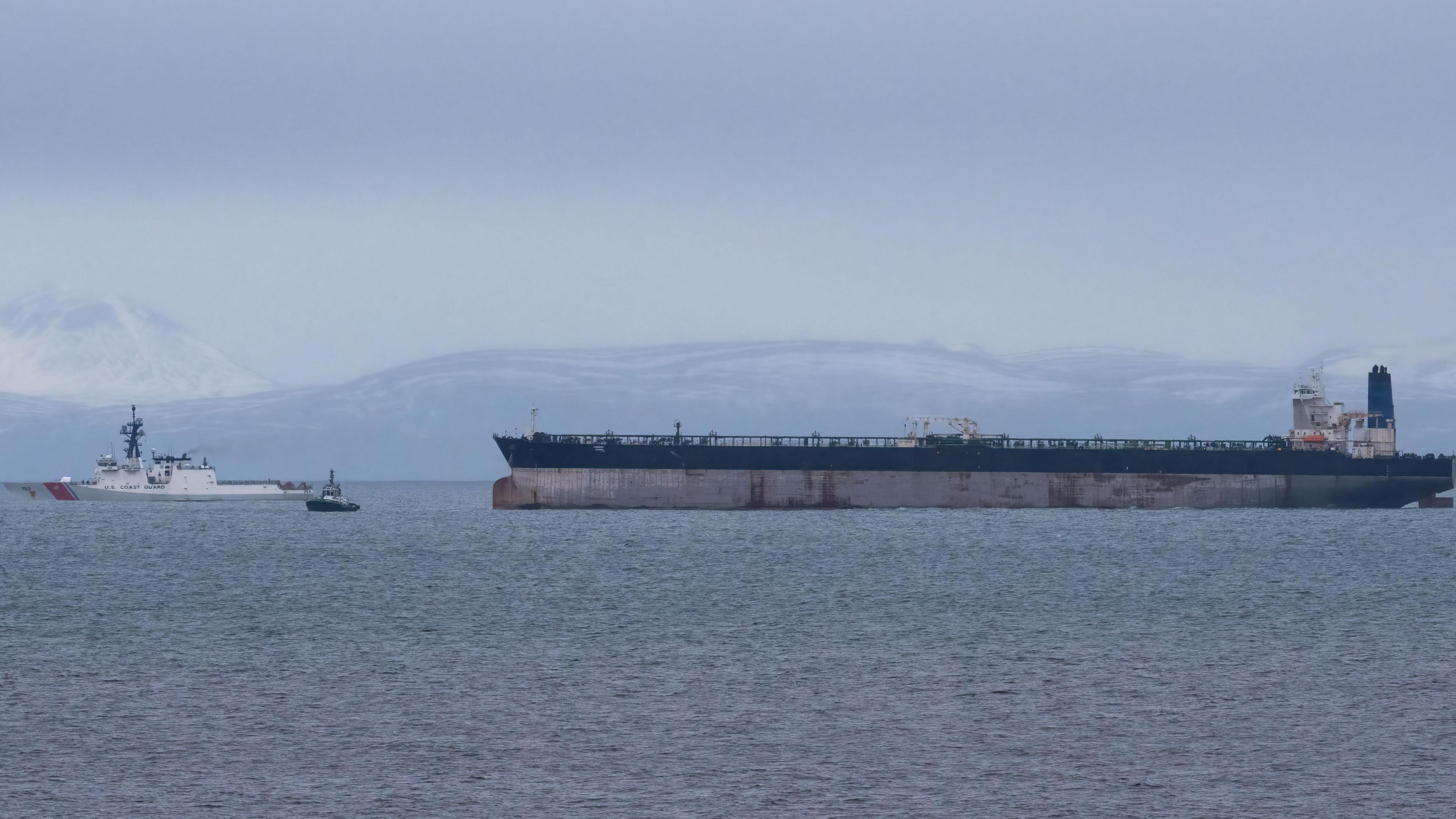 Oil tanker seized by US spotted in Scotland's Moray Firth - BBC News