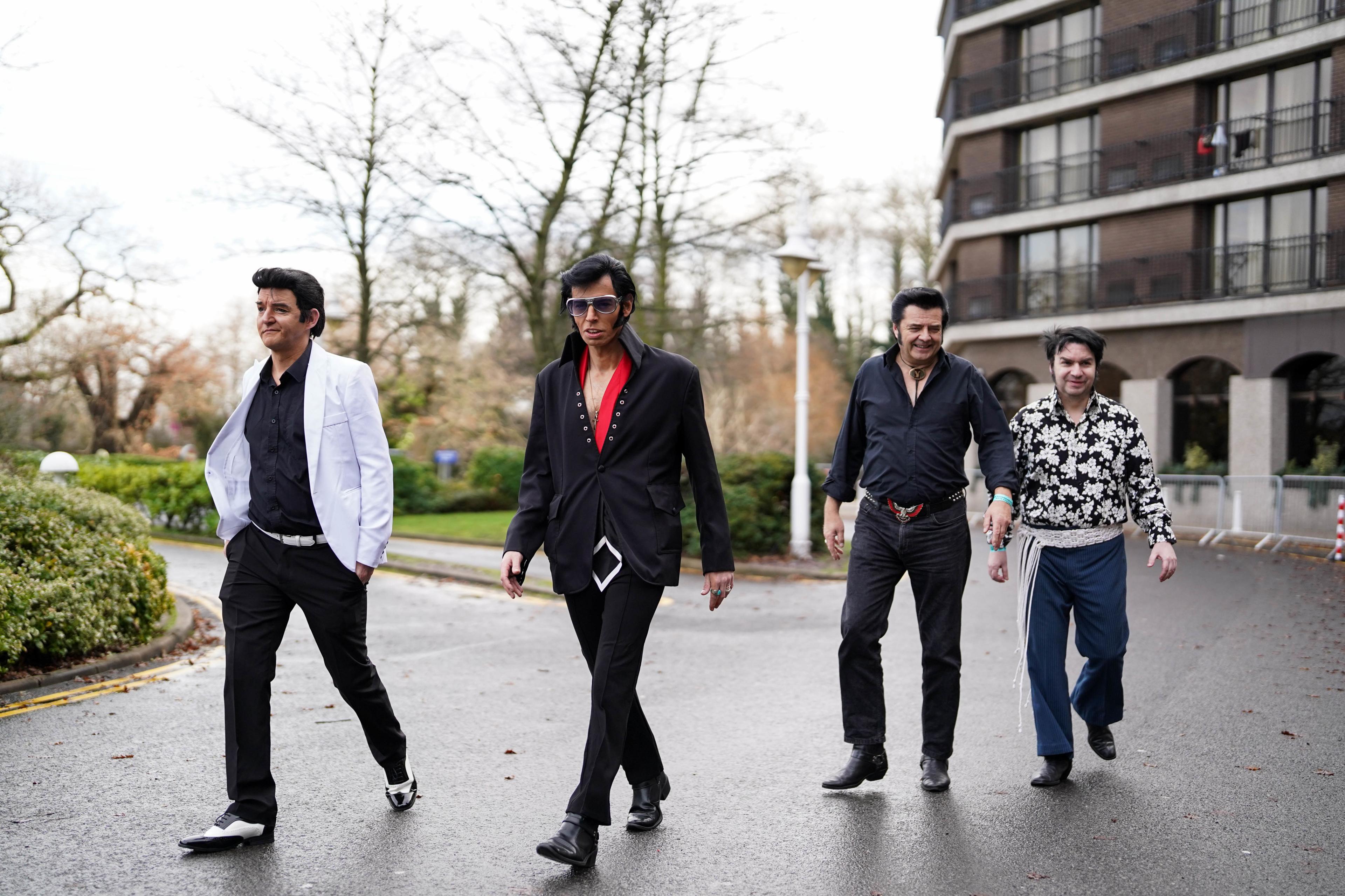 Elvis tribute acts bang out the hits in Birmingham - BBC News