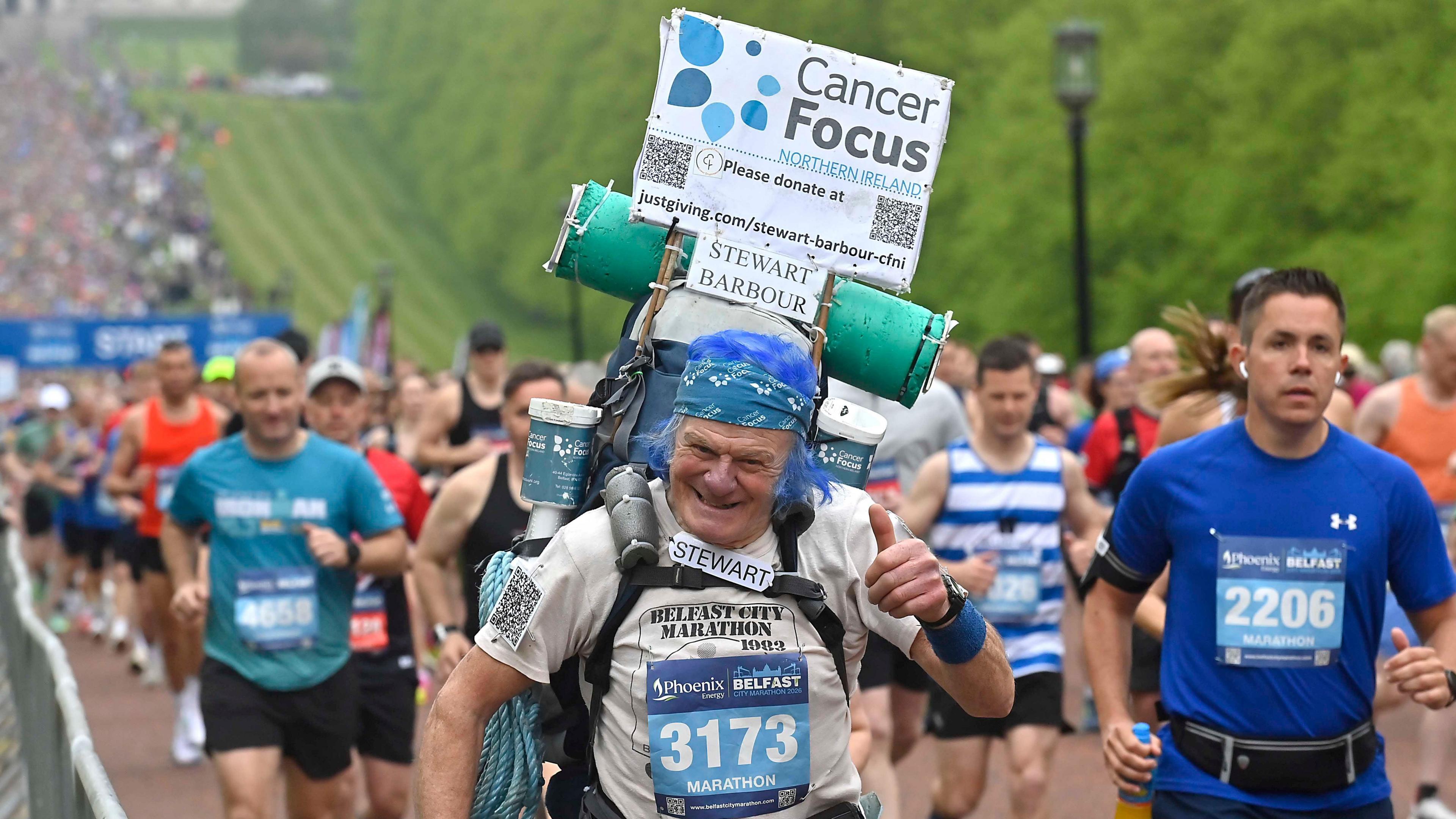 Belfast Marathon 2026: Champ wins race by one second - BBC News