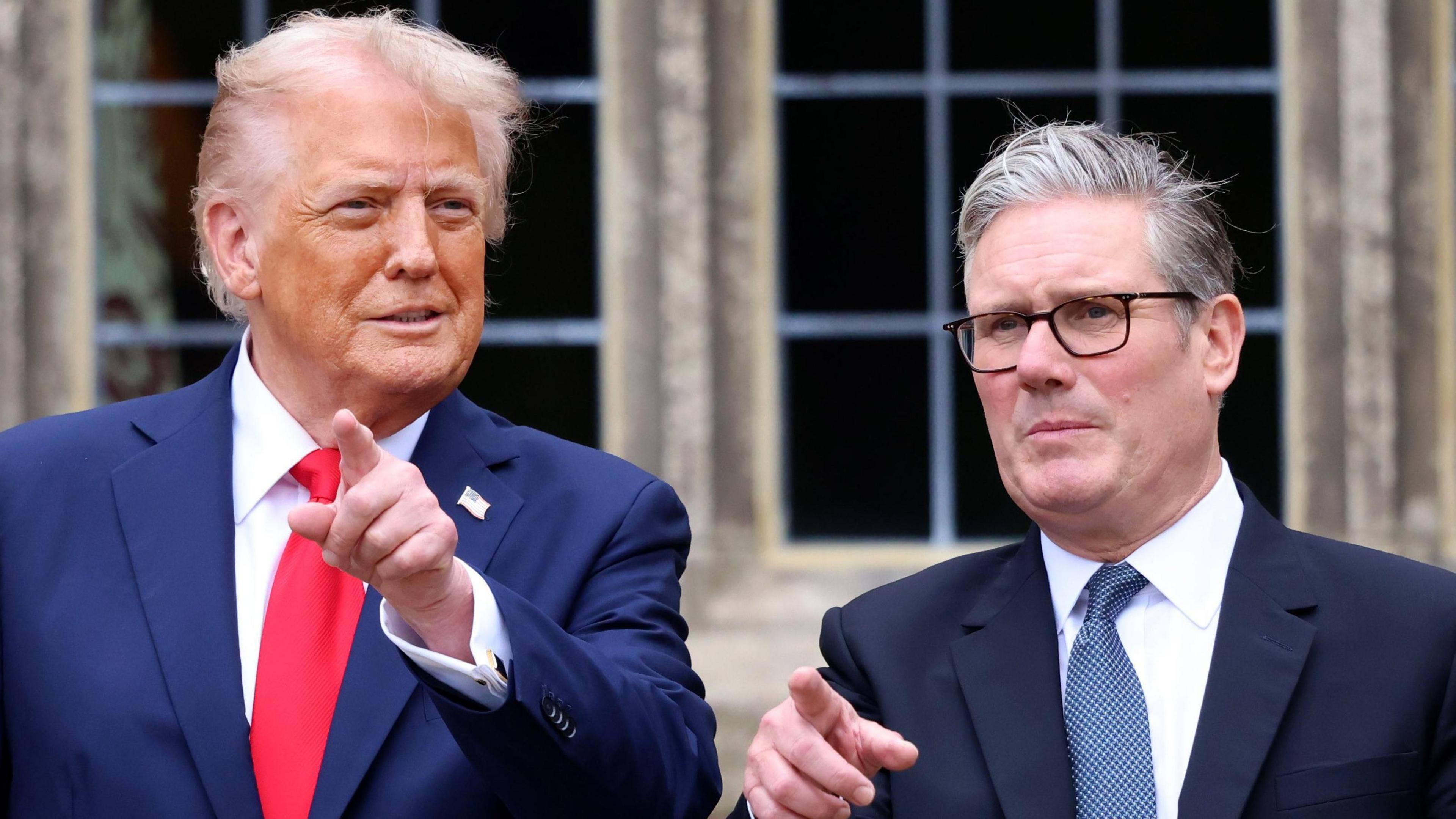 Trump and Starmer speak after astonishing few days - BBC News