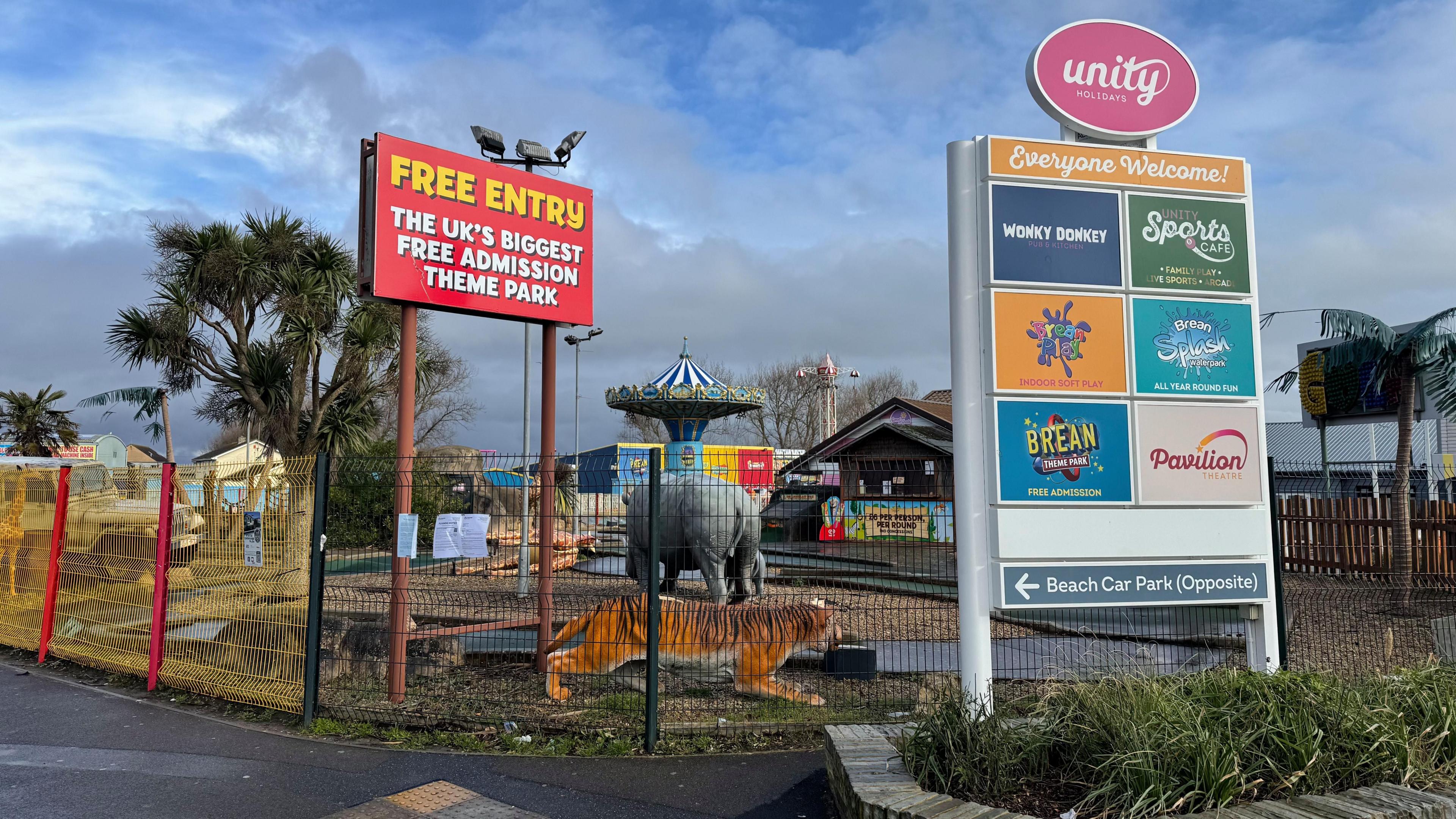 Concern for Brean tourism after theme park closure - BBC News