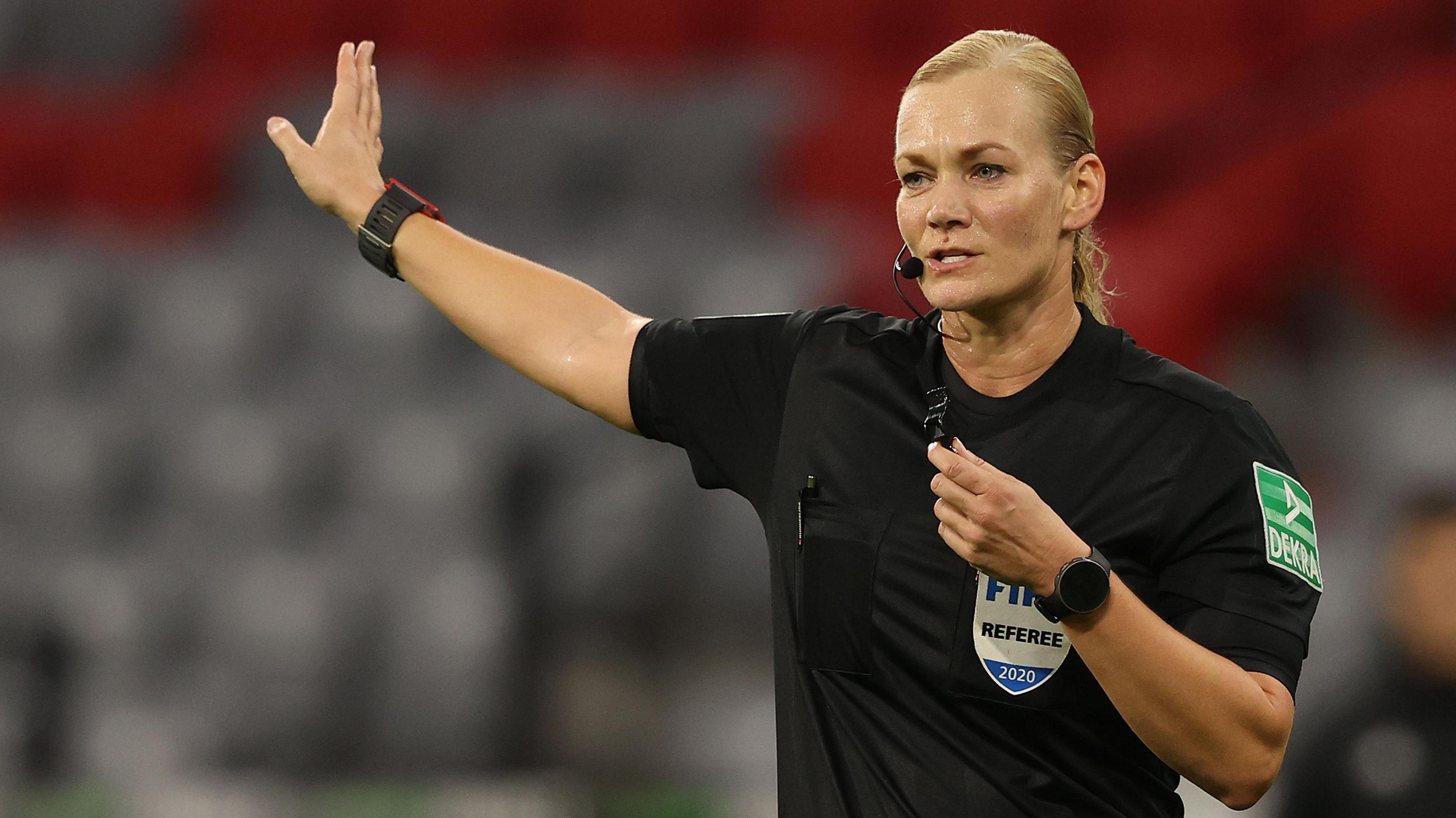 Head of women's refereeing in England, Bibiana Steinhaus-Webb, takes ...