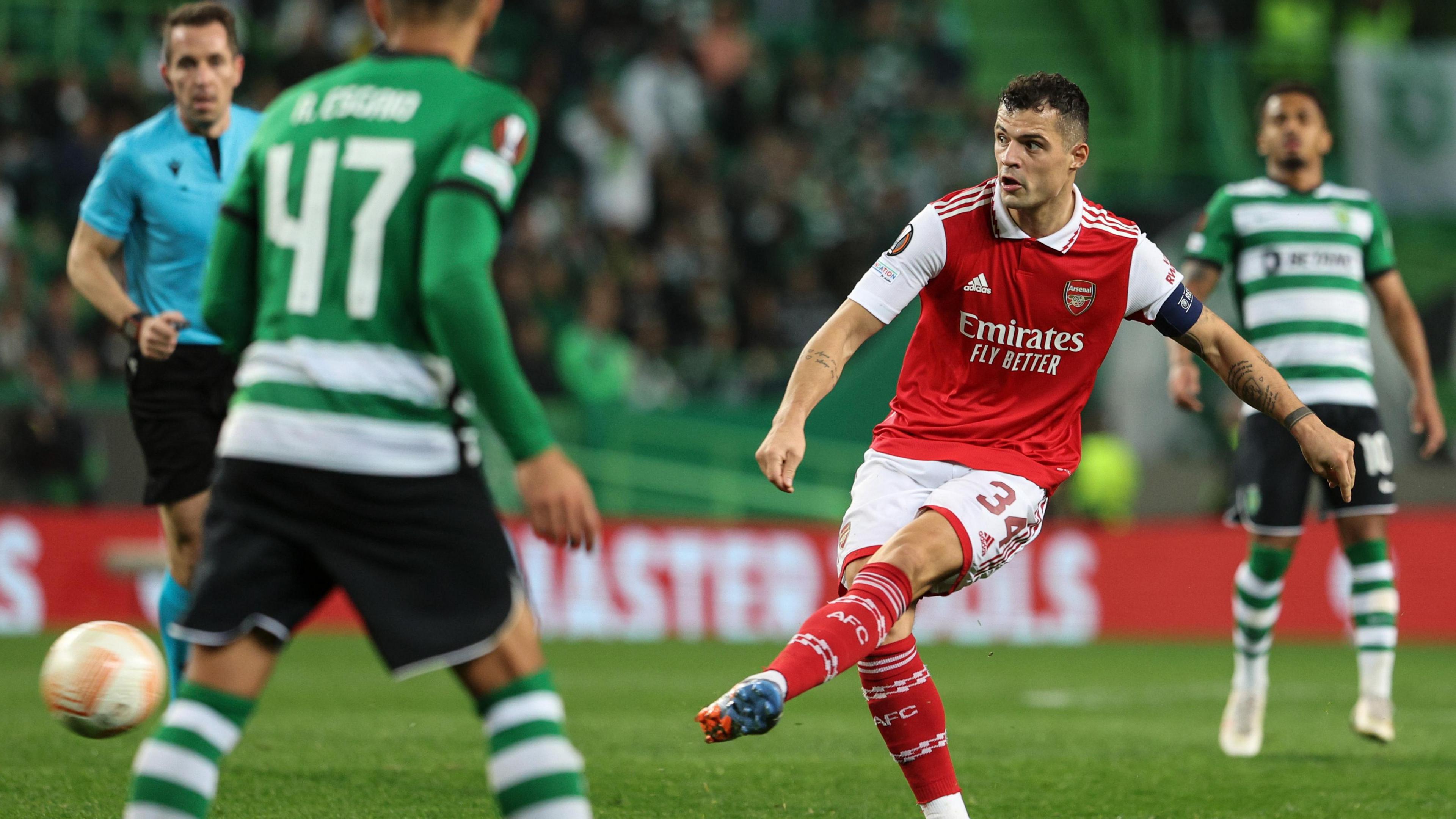 Arsenal v Sporting Lisbon: Pick of match stats - BBC Sport