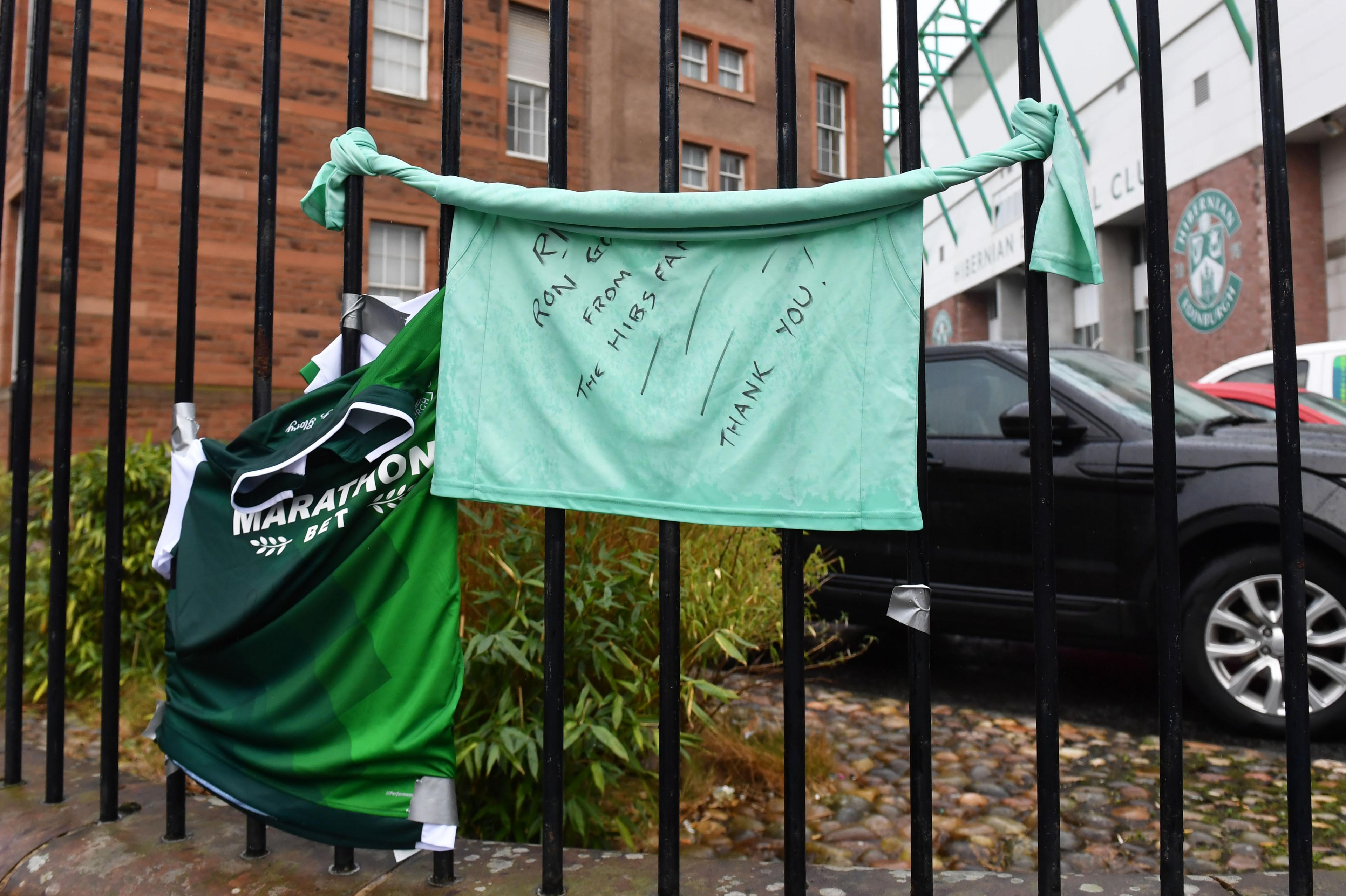 'It has meant a lot' - Hibs thankful for Gordon tributes - BBC Sport