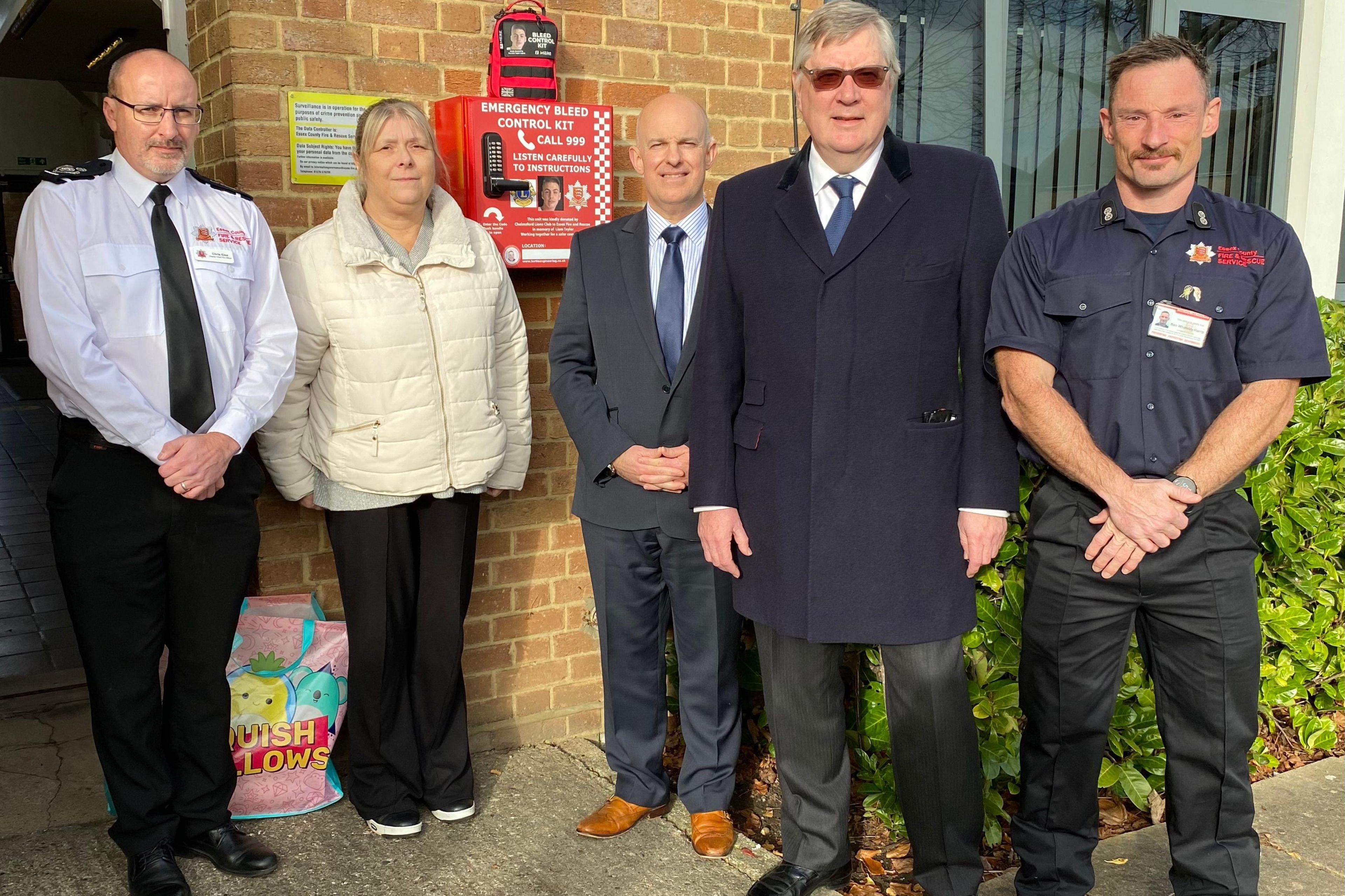 Essex fire station bleed kits in memory of murdered teen - BBC News