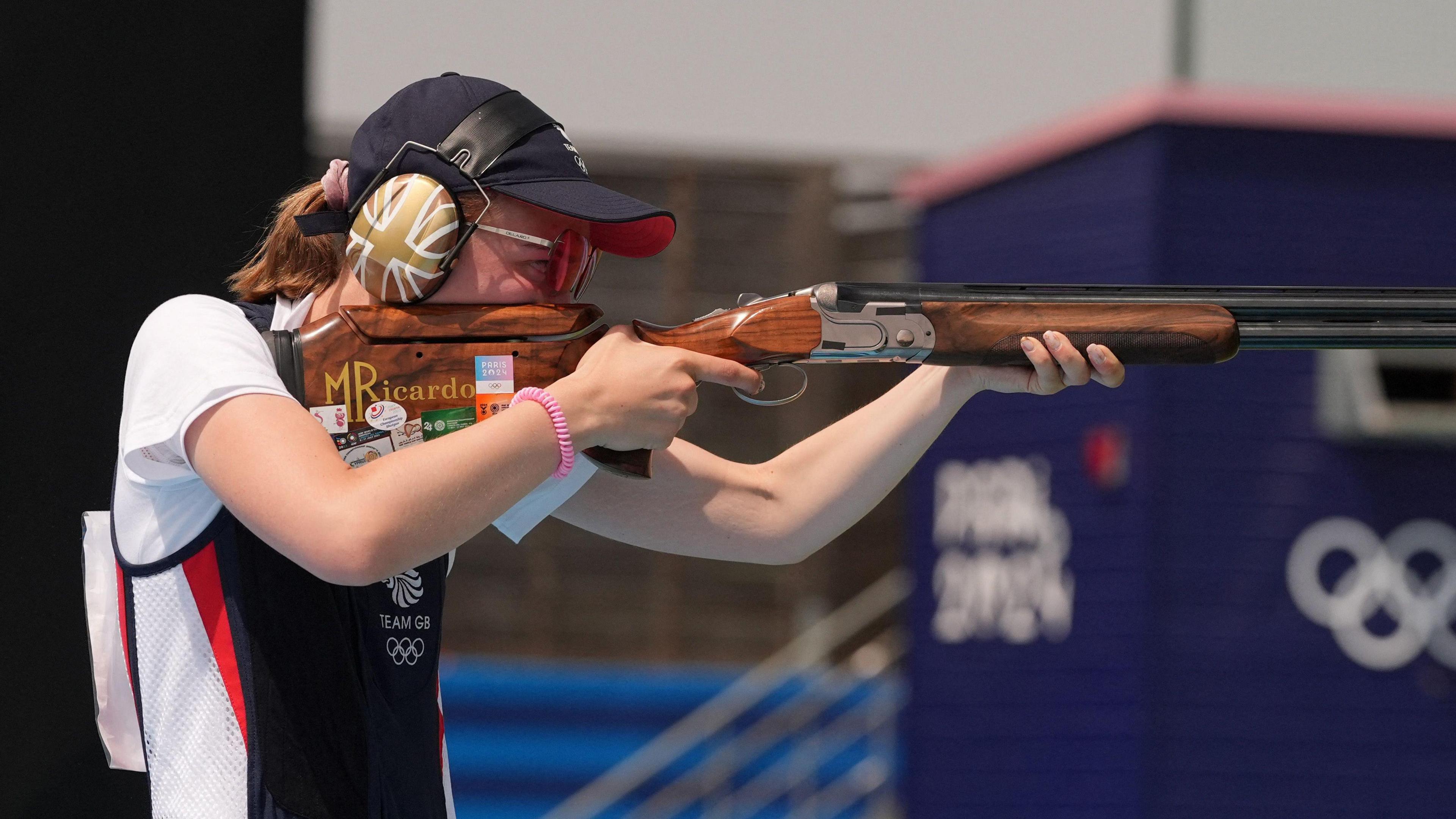 Shooting: Great Britain's Lucy Hall recovers after setback in women's ...