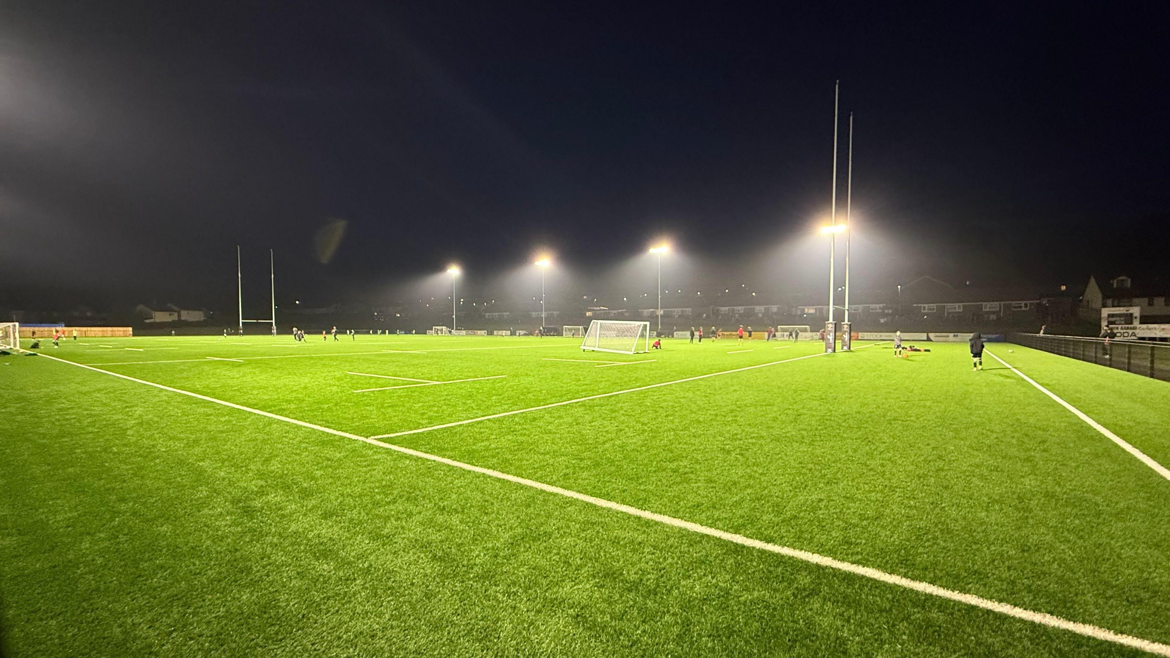 Fairford's new 3G pitch hailed as 'huge' for village - BBC News